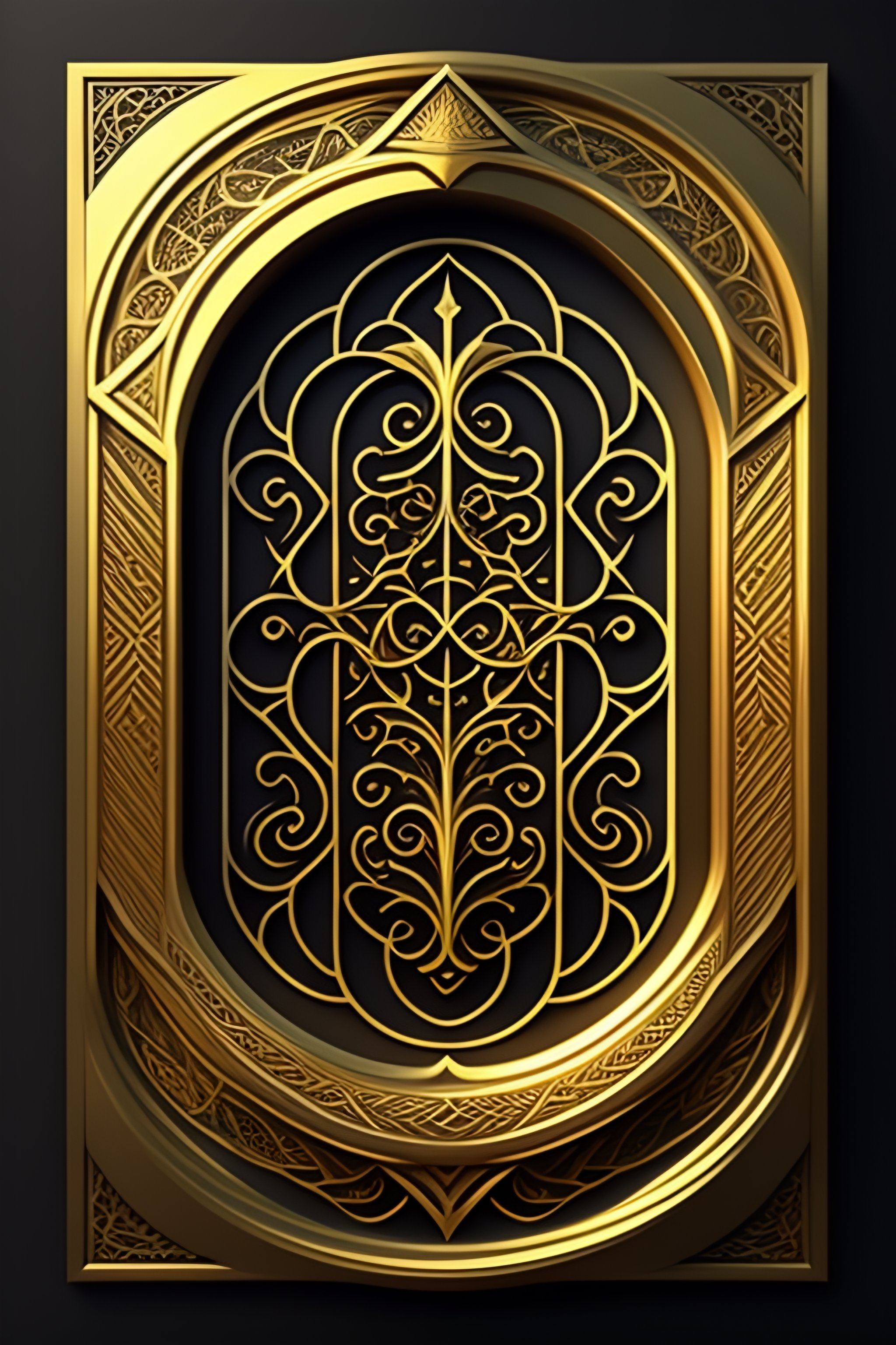 Lexica - The bible book of Genesis, with intricate art nouveau edges ...