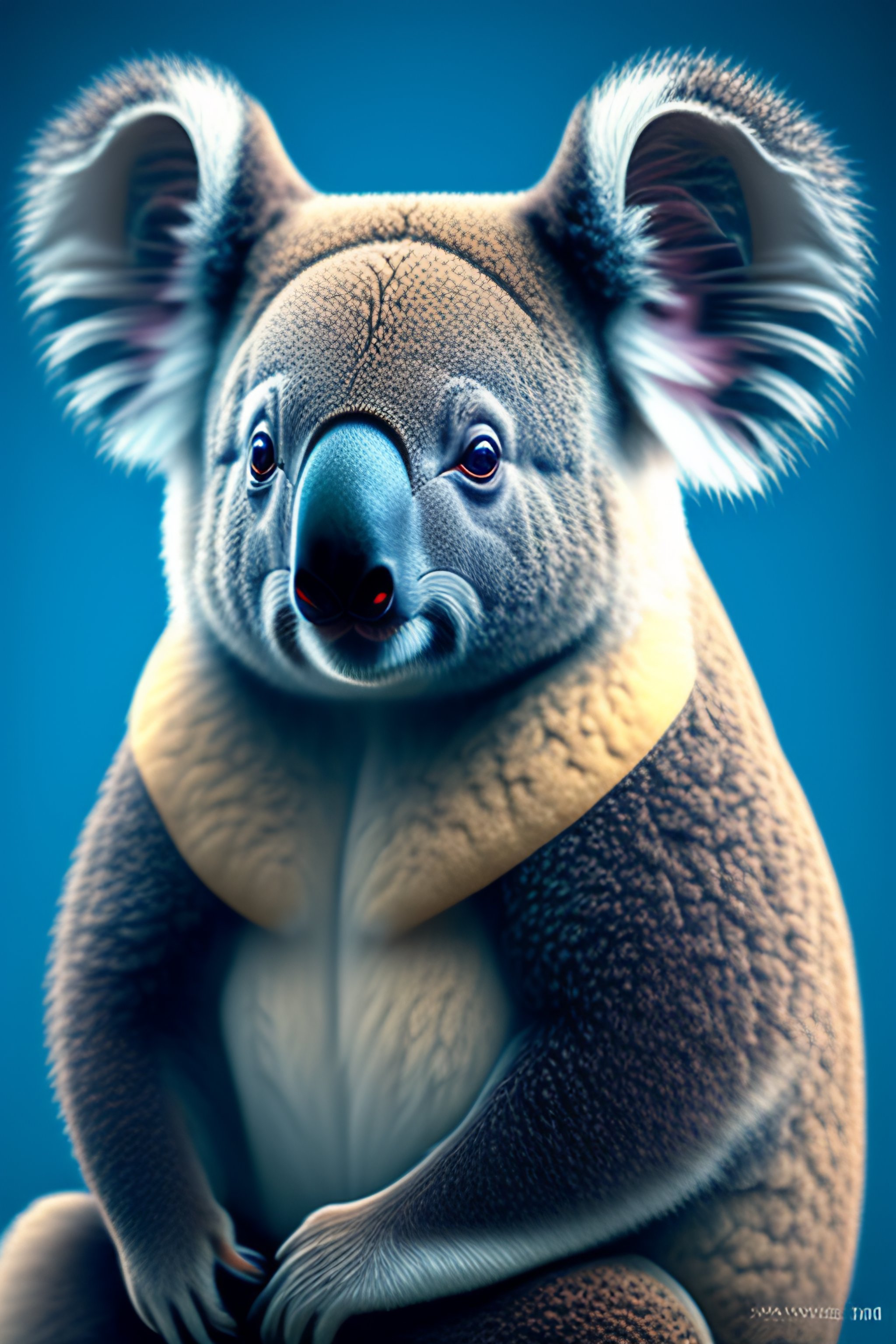 Lexica - Highly detailed potrait of koala, unreal engine 5, 8k, ultra ...