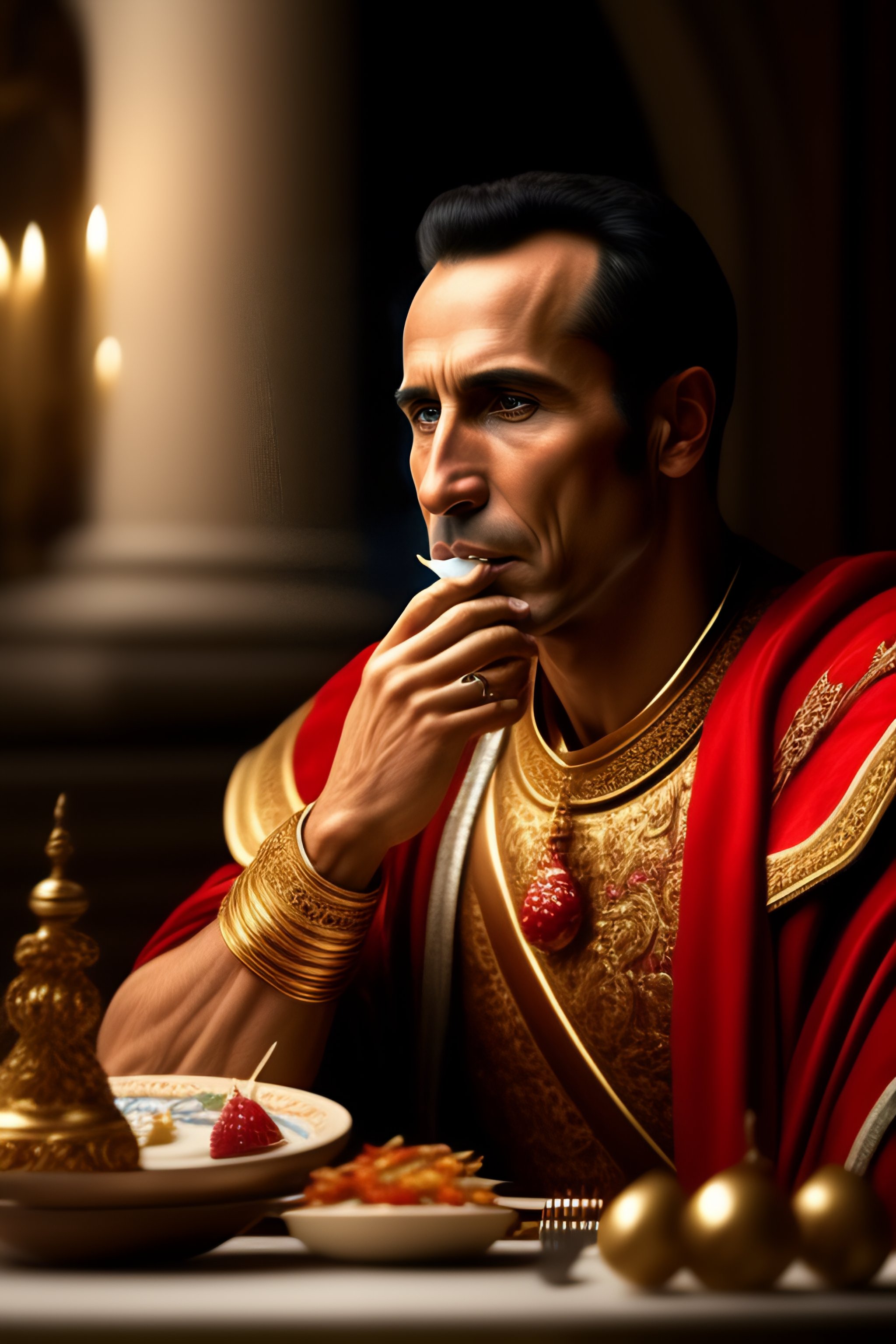 Lexica - Julius caesar eating dinner