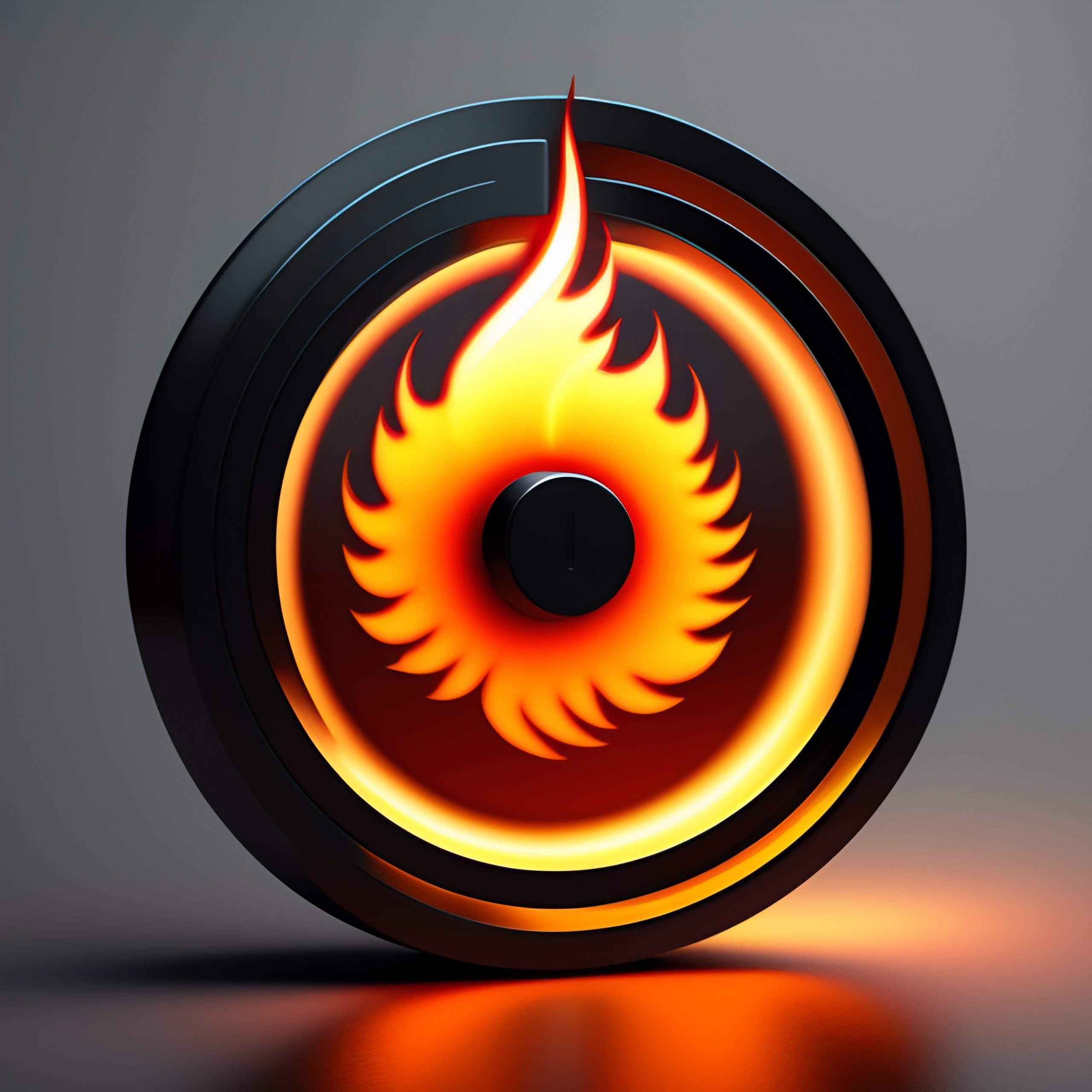 Lexica - Stylized flame wheel