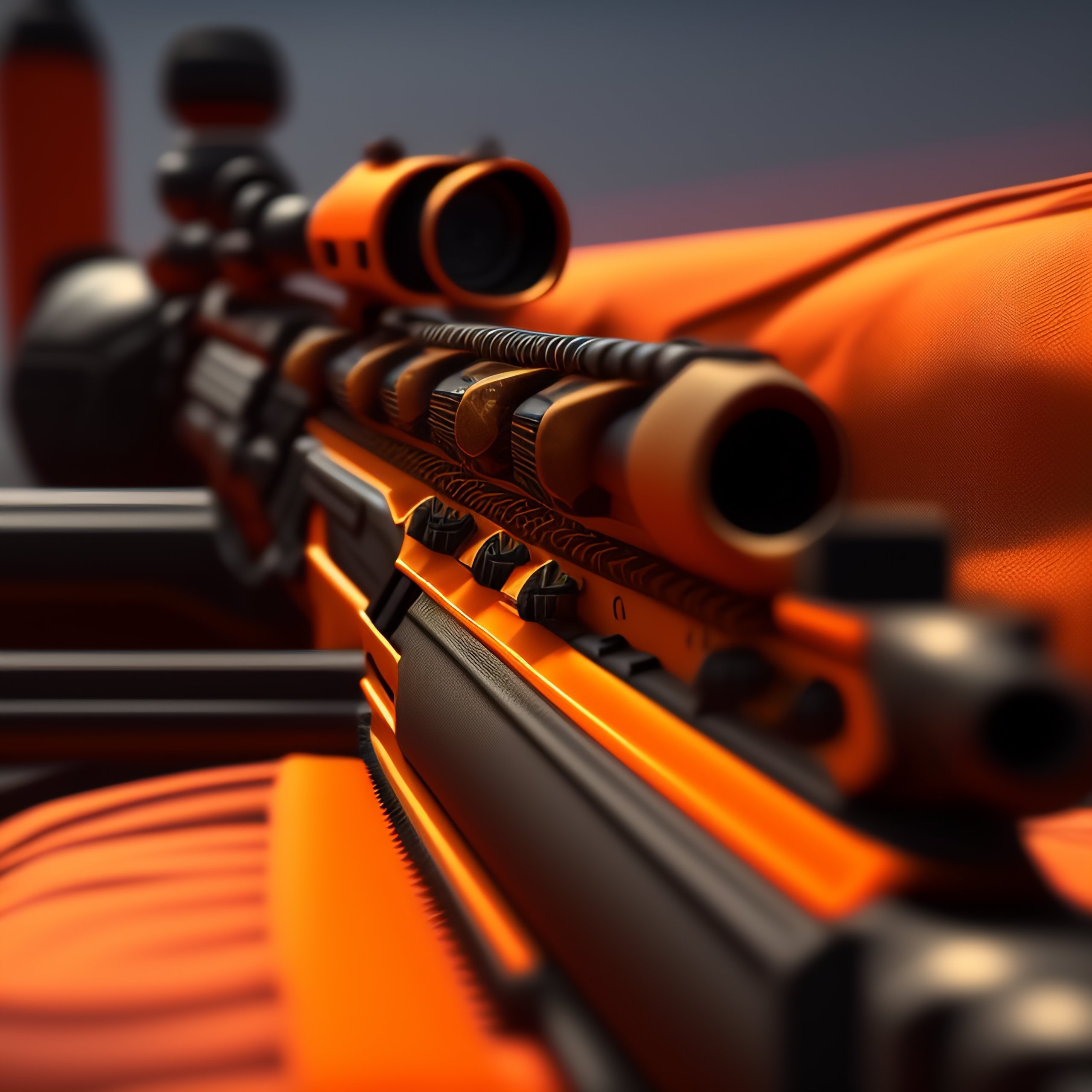 Lexica - CS-GO terrorist sniper shotting, hollographic orange details ...