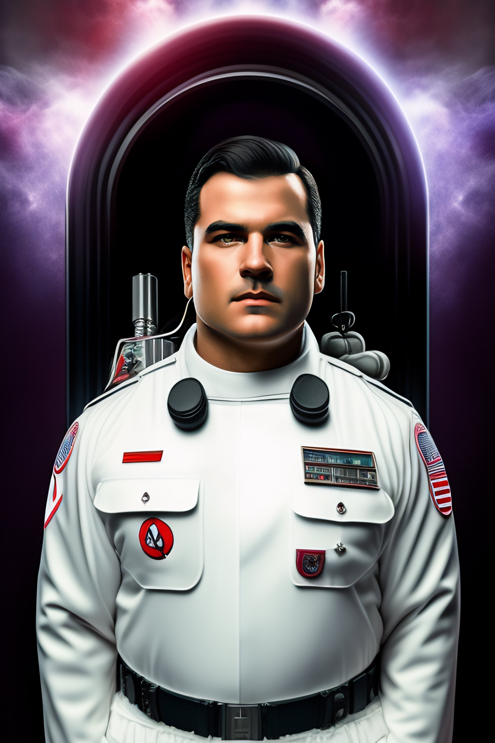 Lexica - Portrait of a ghost in a ghostbusters outfit