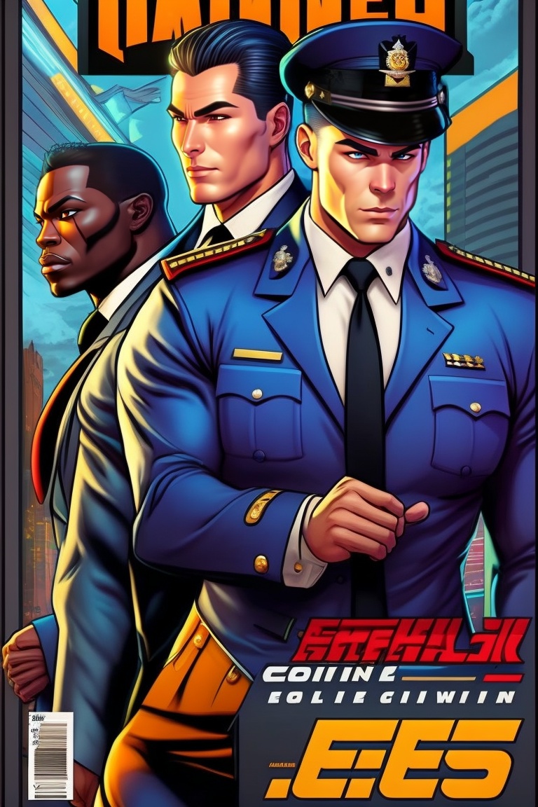 Lexica - A poster in the style of a modern comic book could feature two ...