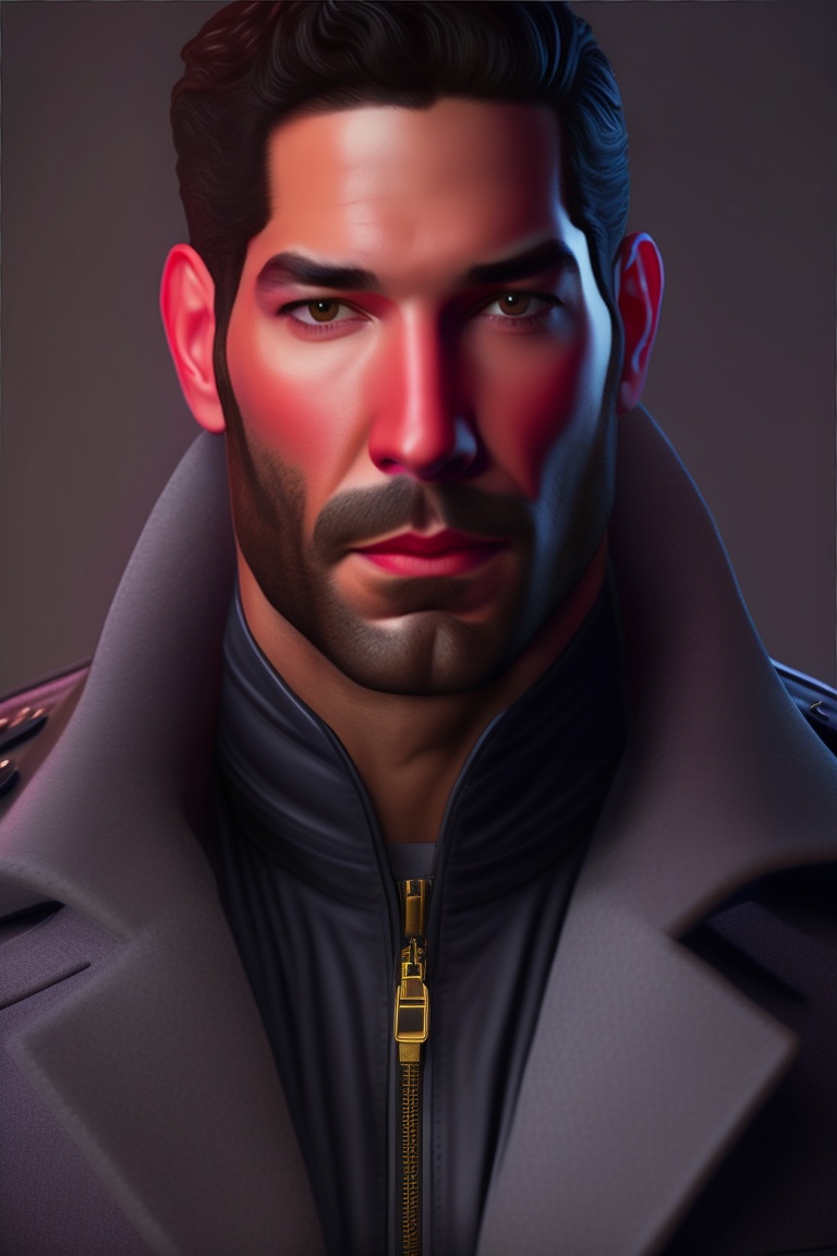 Lexica - Realistic highly detailed potrait of Tom Ellis with The Money ...