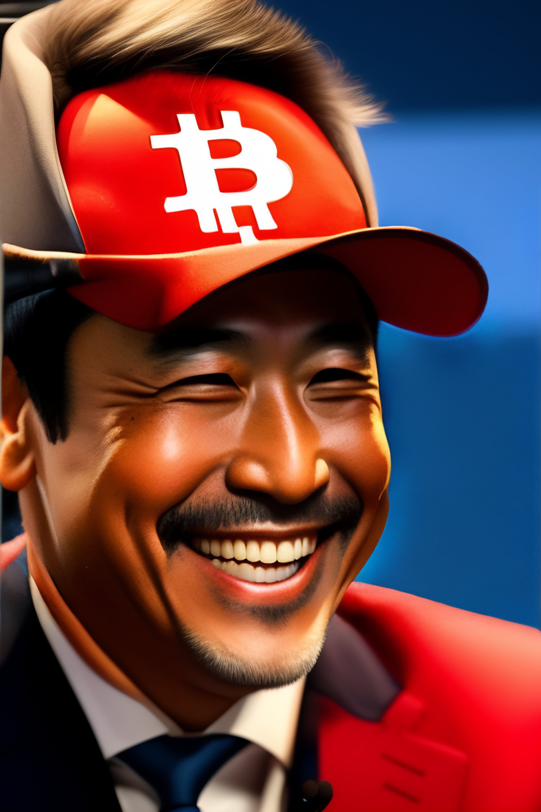 Lexica - Satoshi nakamoto the bitcoin owner laughing