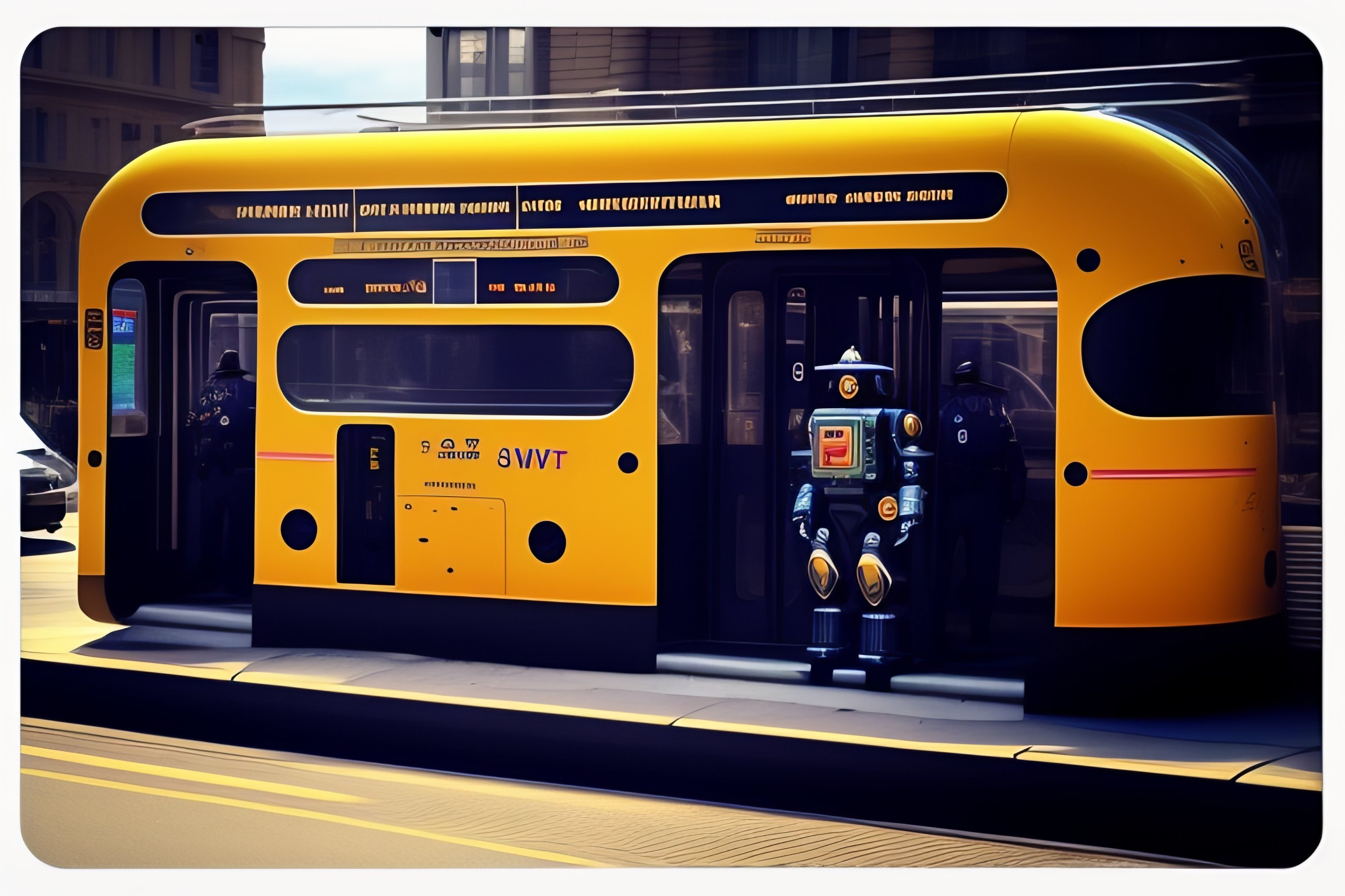 Lexica - Robot cops wait the bus