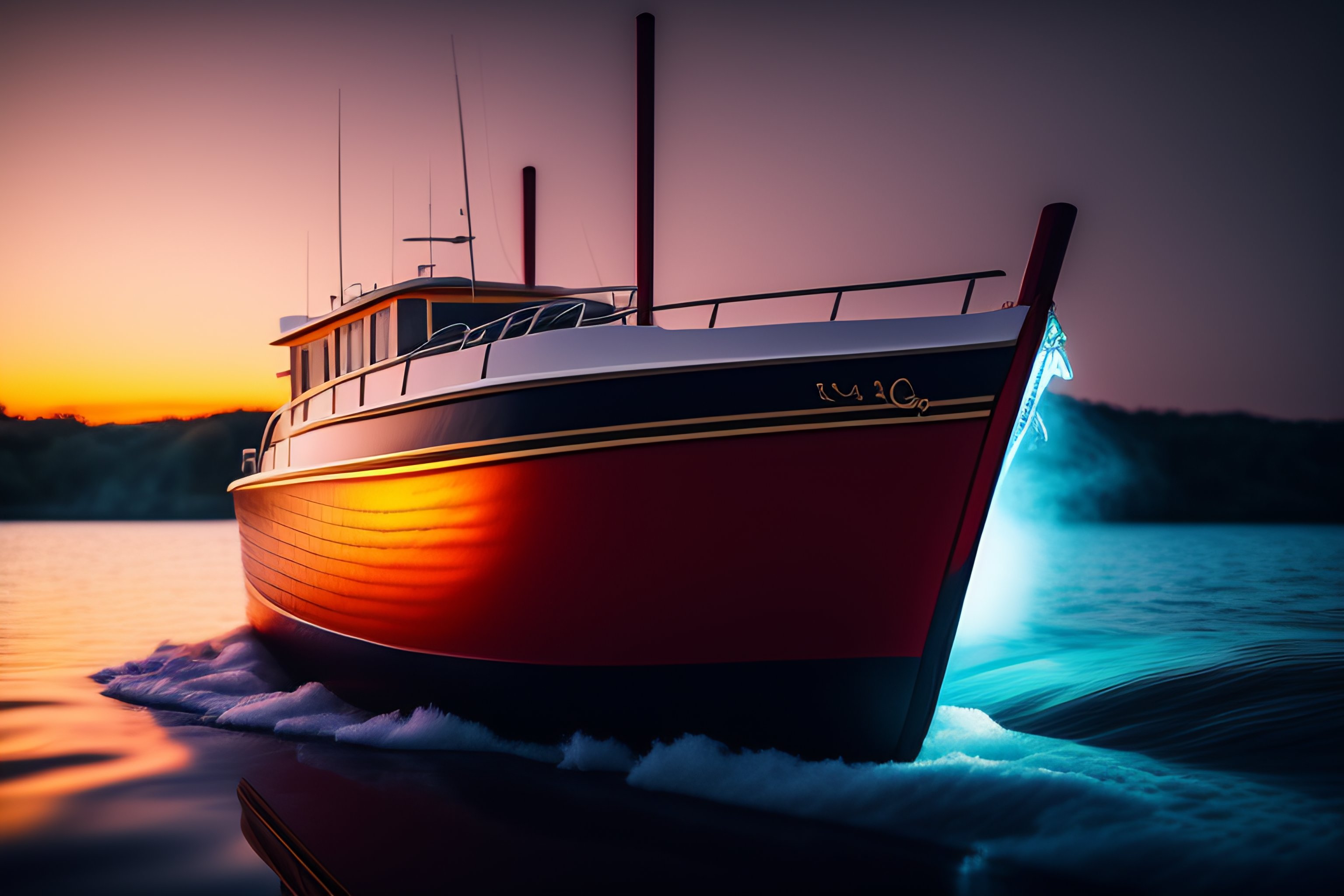 Lexica - Cinematic scene of a boat , sharp, 35 mm, 8k, cinematic ...