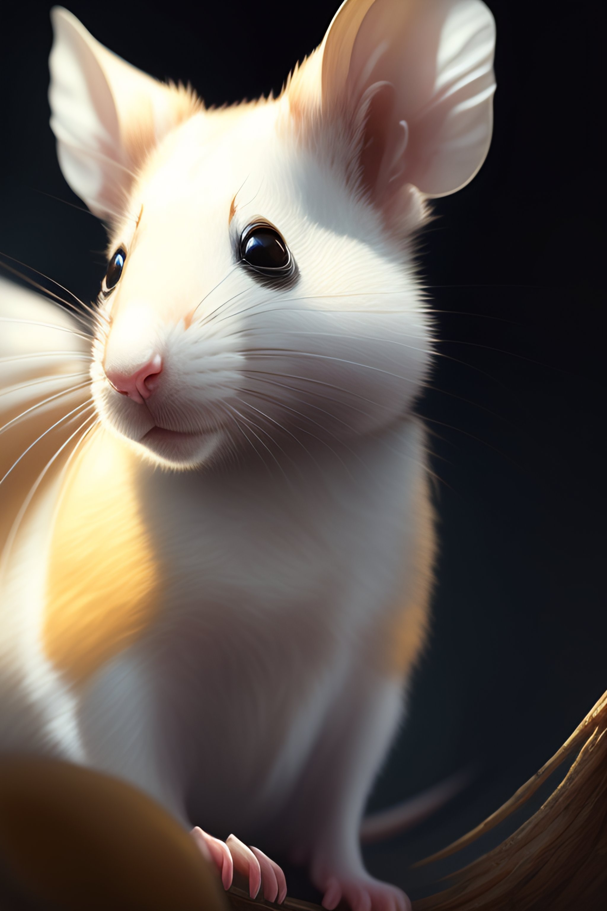 Lexica - A king white rat in free fire style, highly detailed, digital ...