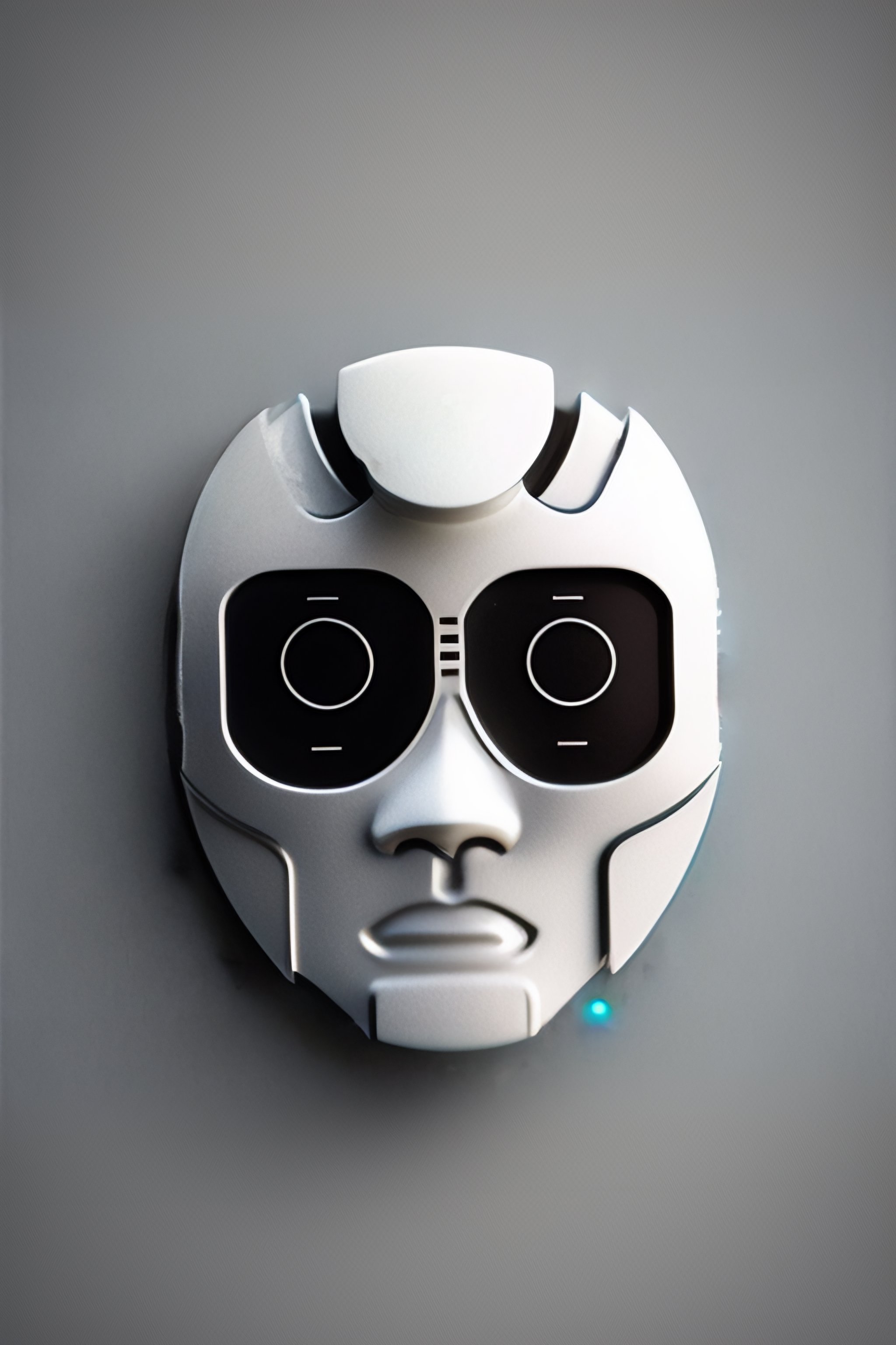 Lexica - Simple logo icon of a AI robot head made of PCB, chip, white ...