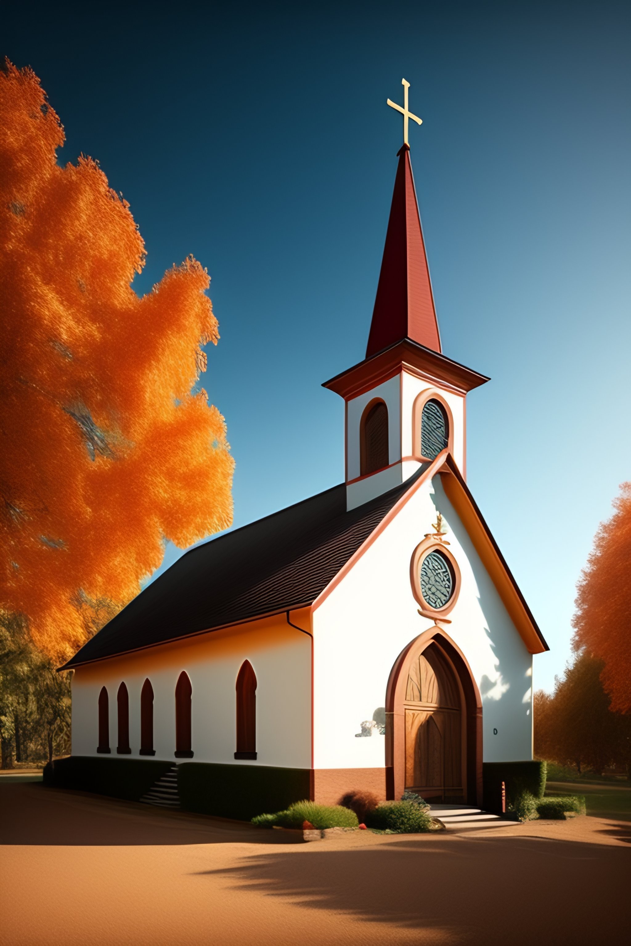 Lexica - Church with western background