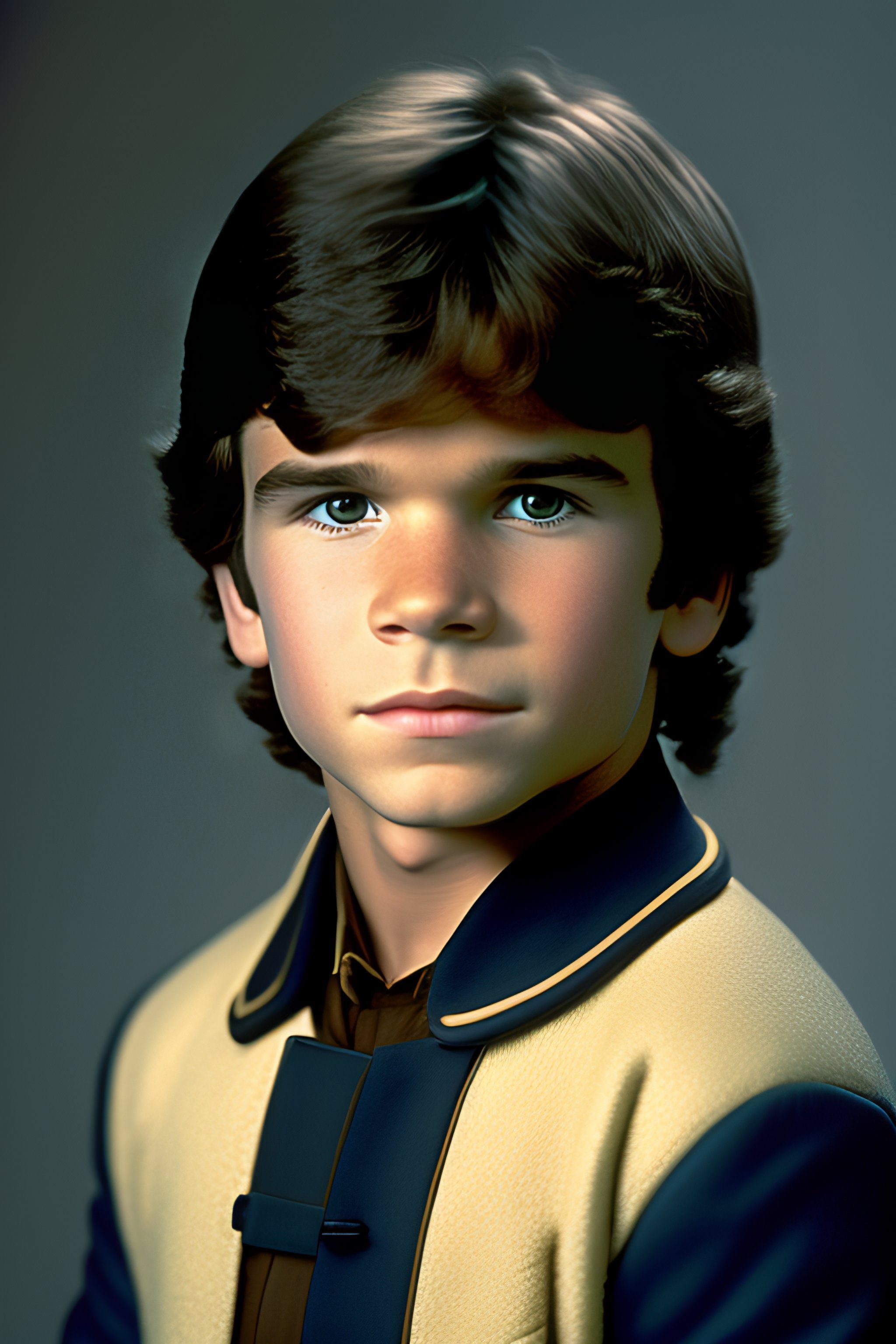 Lexica - 5 years old boy, disguised as Han Solo in Episode IV movie ...