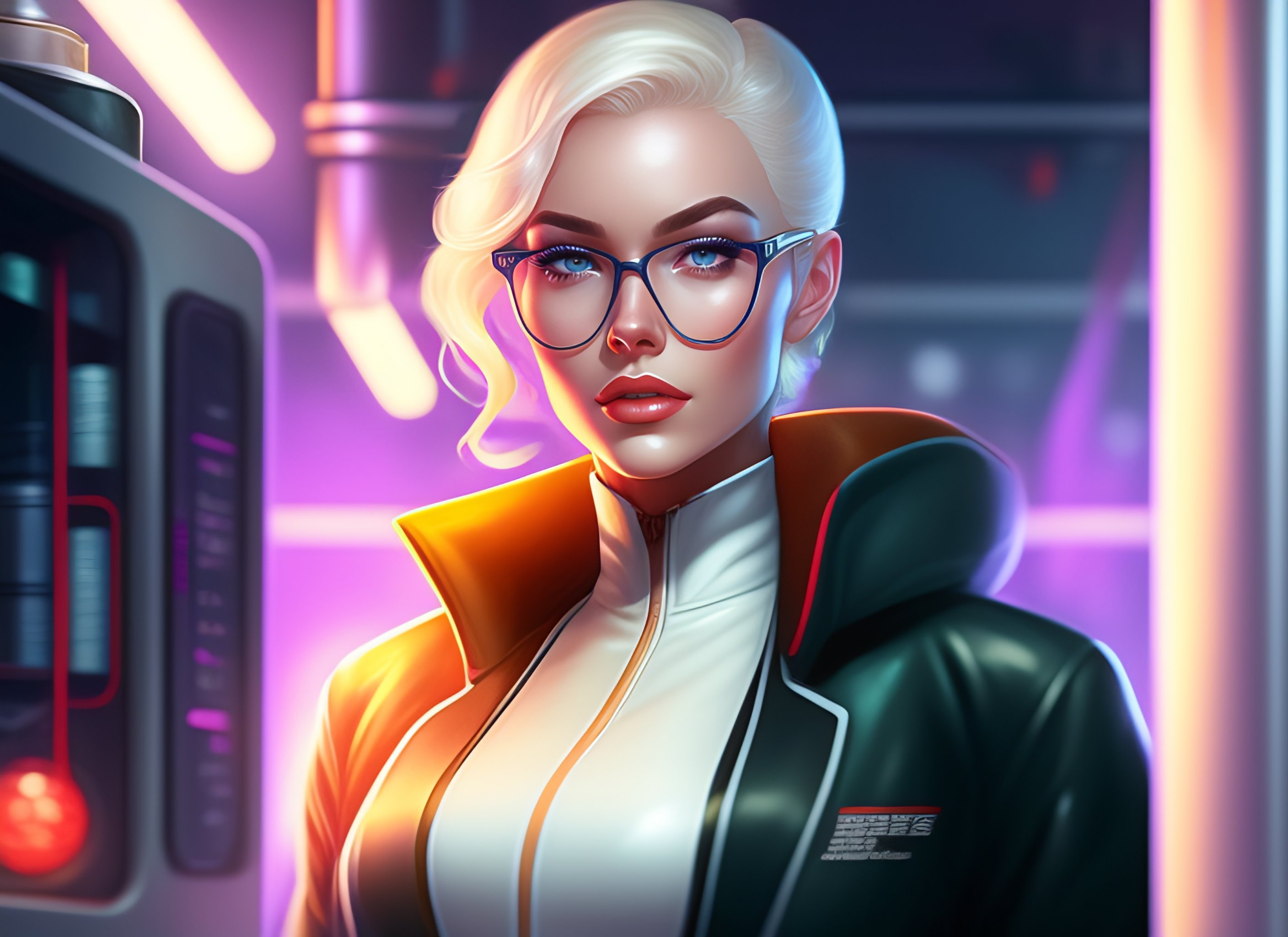 Gwen Stacy In Lab Coat