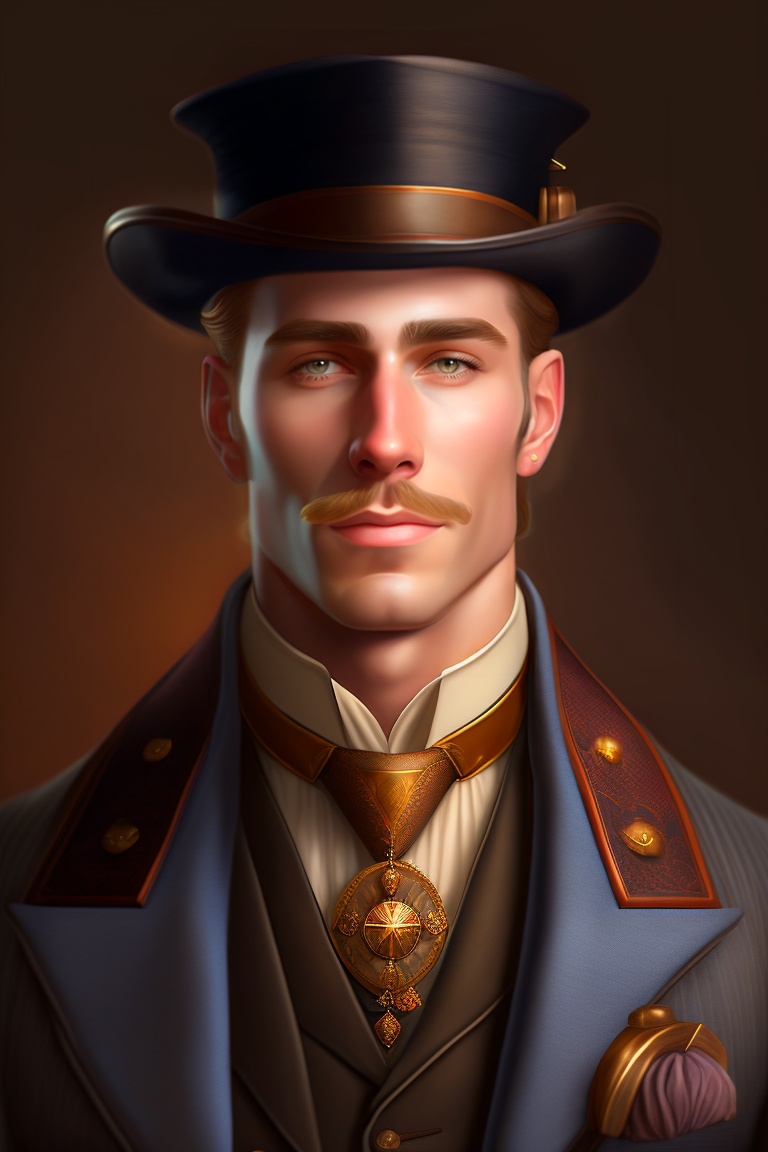 Lexica - Portrait of a victorian gentleman wearing a waistcoat, male ...