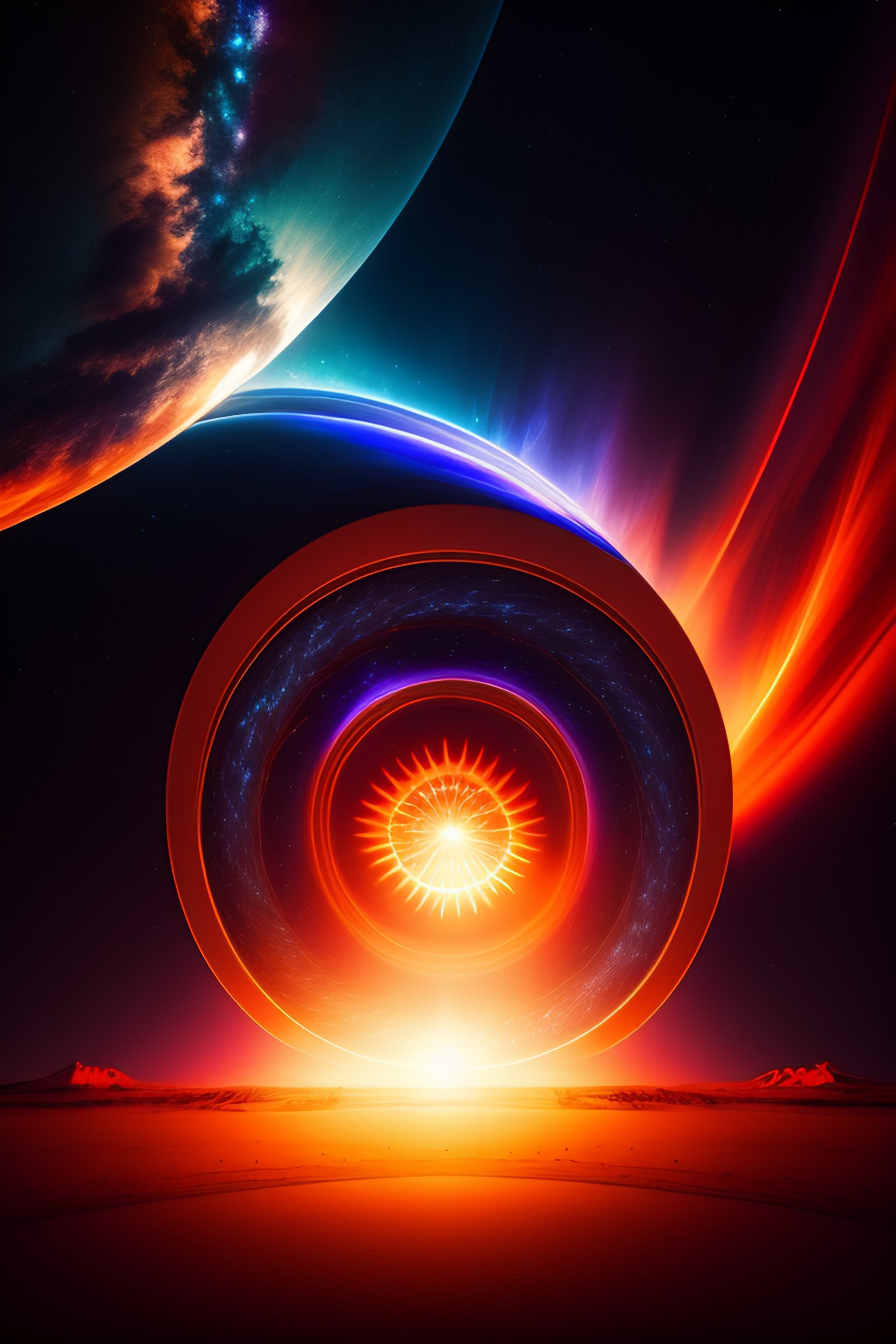 Lexica - Impressive ominous cinematic fine photo of a spiraling ...