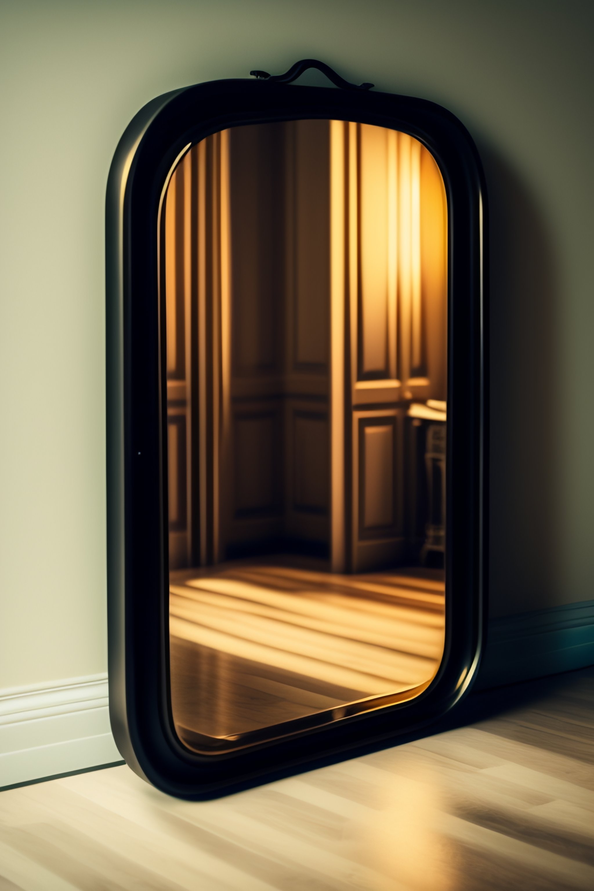 Lexica - A person in front of a mirror, there is no reflection in the ...