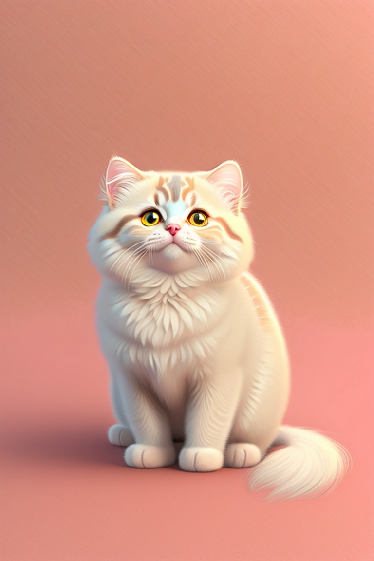 Lexica - Happy smile , small and fluffy cat , Its fur is soft and ...