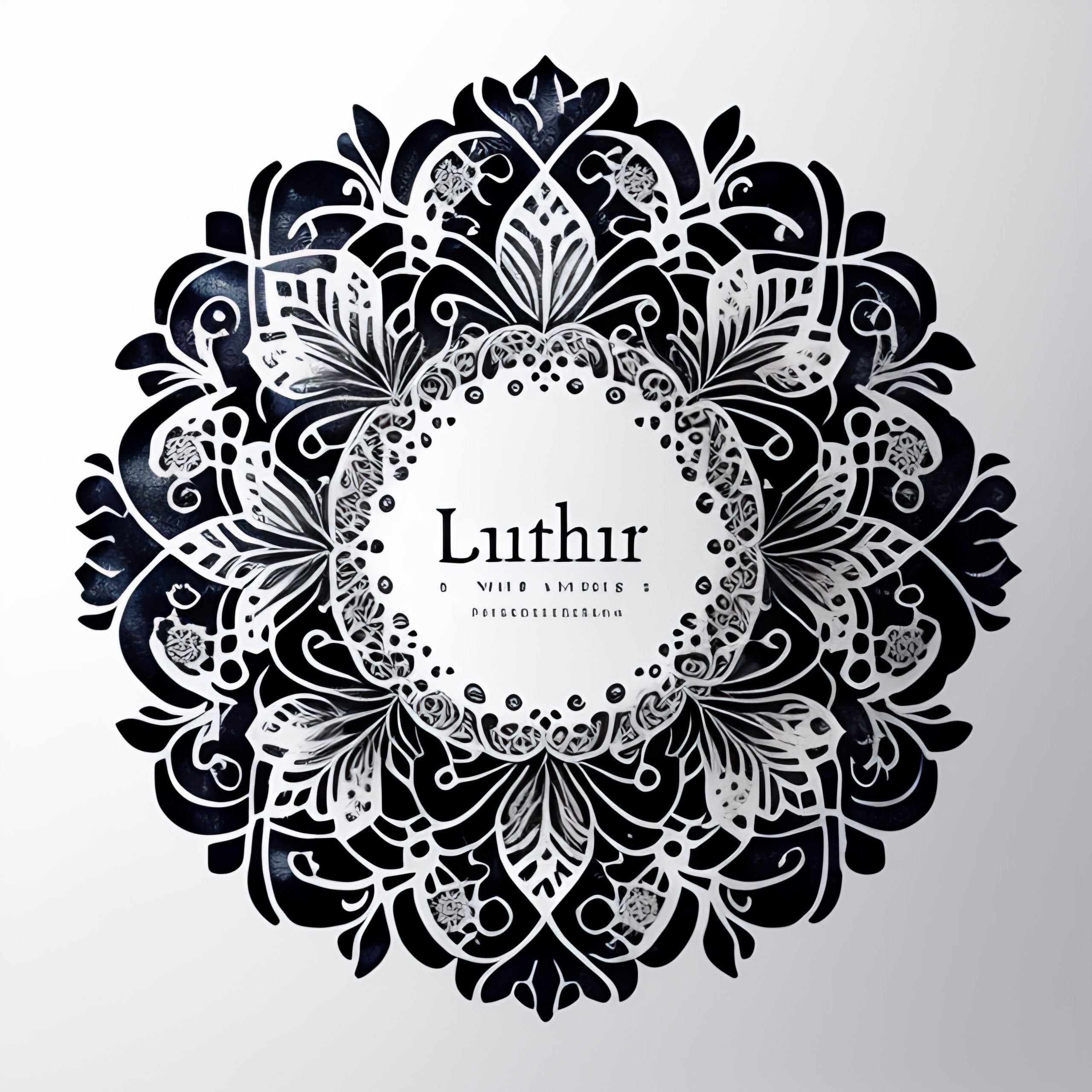 Lexica - Blank white placeholder with round lush bloomy wreath ...