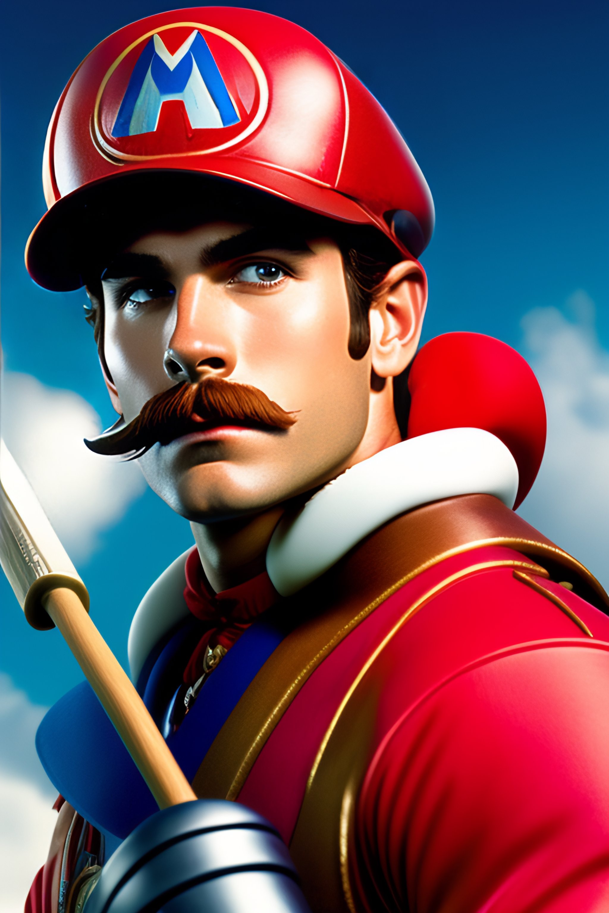 Lexica - Jim carry as a mario character in mario 64