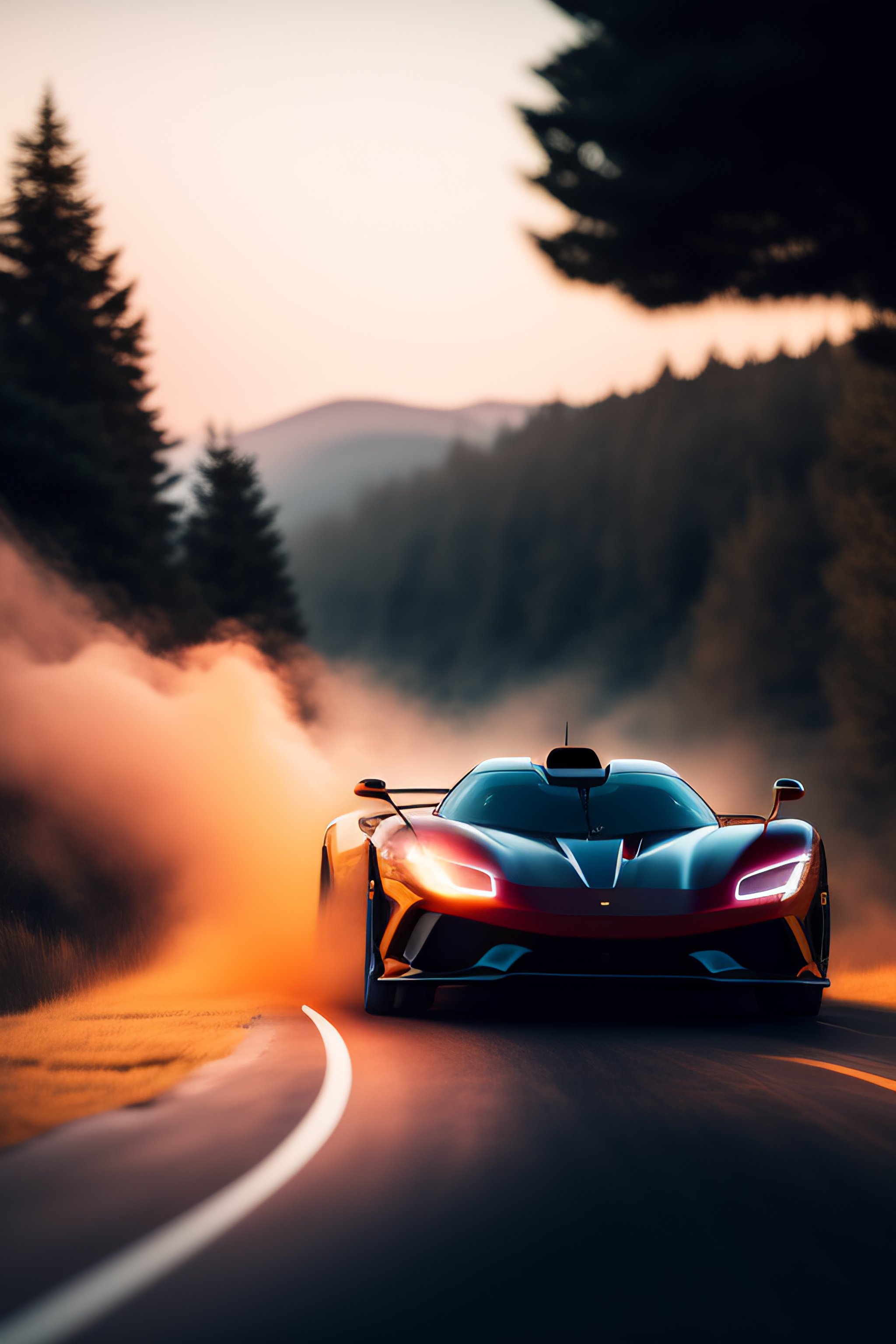 Lexica - A car going over seven thousand rmp, ford vs ferrari ...