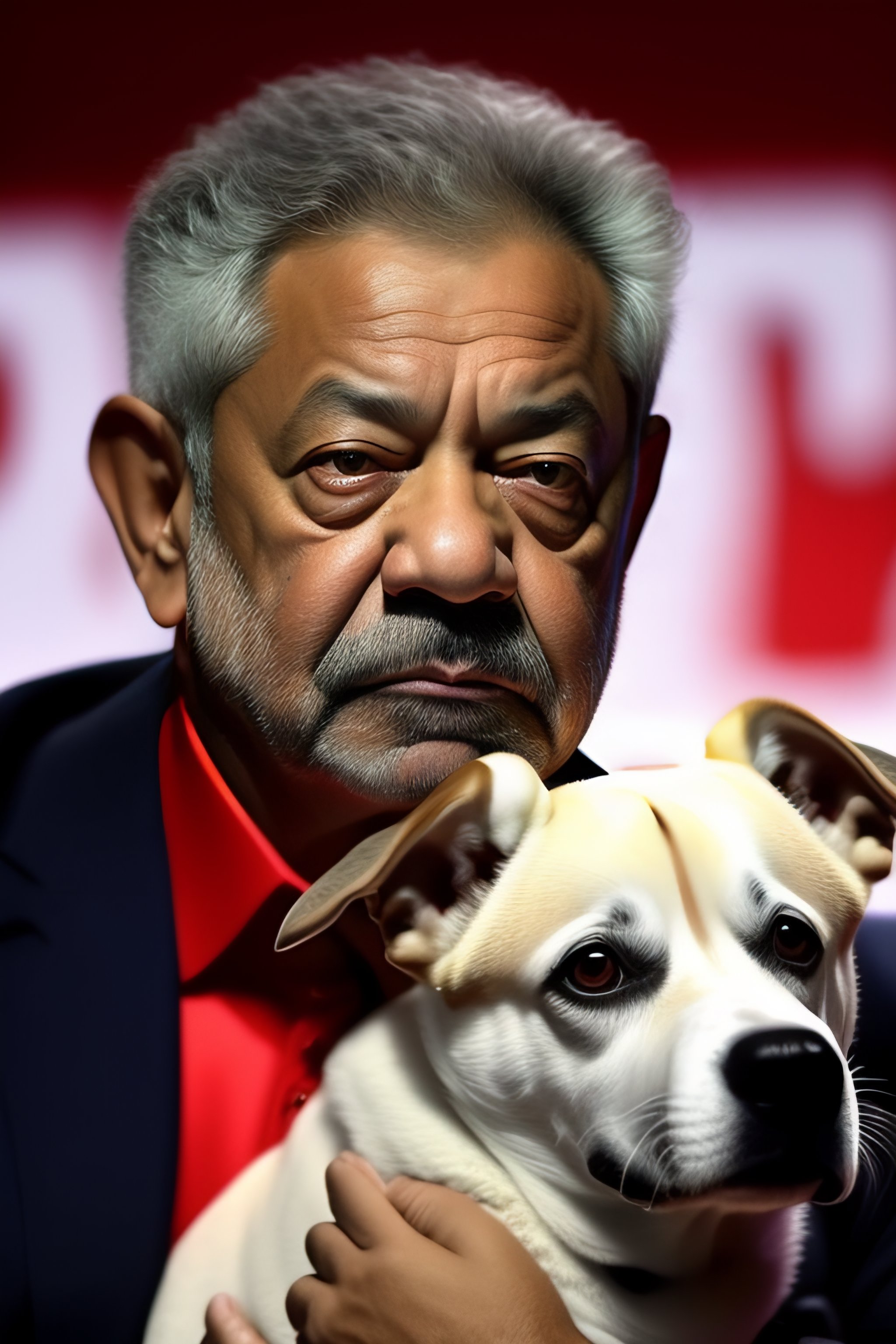 Lexica - Lula, misturado com o drácula e com focinho de cachorro