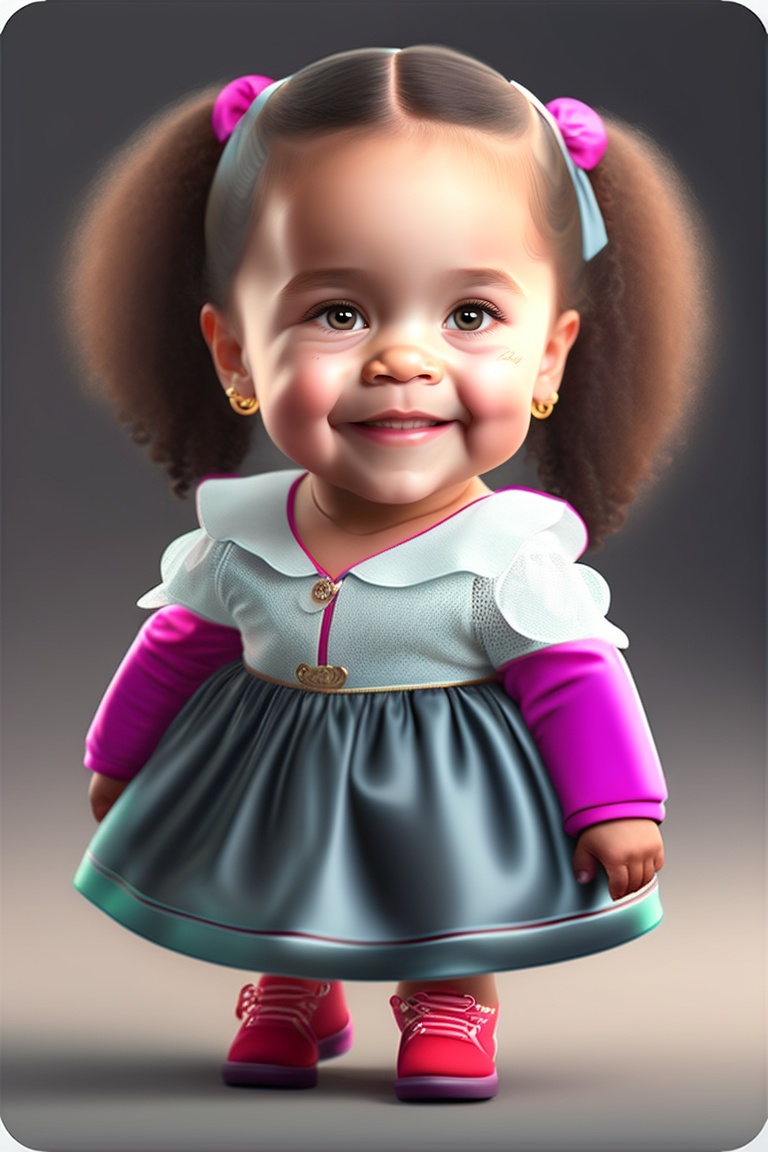 Lexica - A SMALL LIITLE GIRL WITH BUBBLY CHEEKS, FUFFY HAND AND LEGS ...