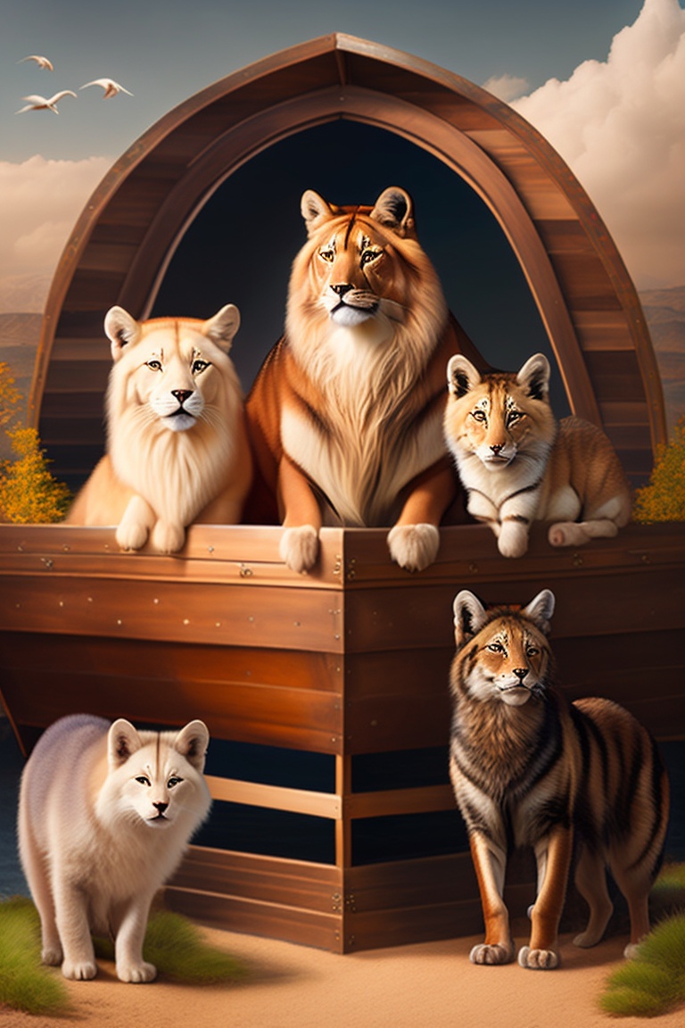 Lexica - Gathering of Animals: God commanded Noah to bring two of every ...