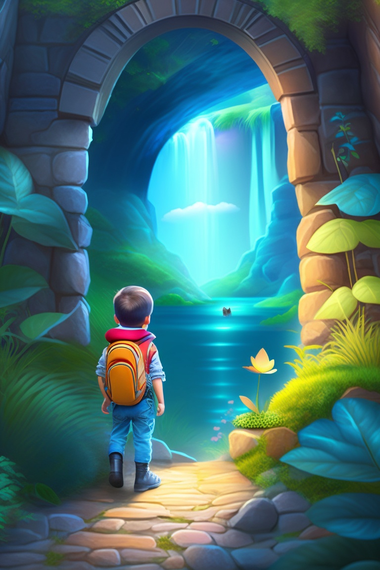 Lexica - "The Little Explorer and the Enchanted Land": Follow the adventures of a brave explorer ...