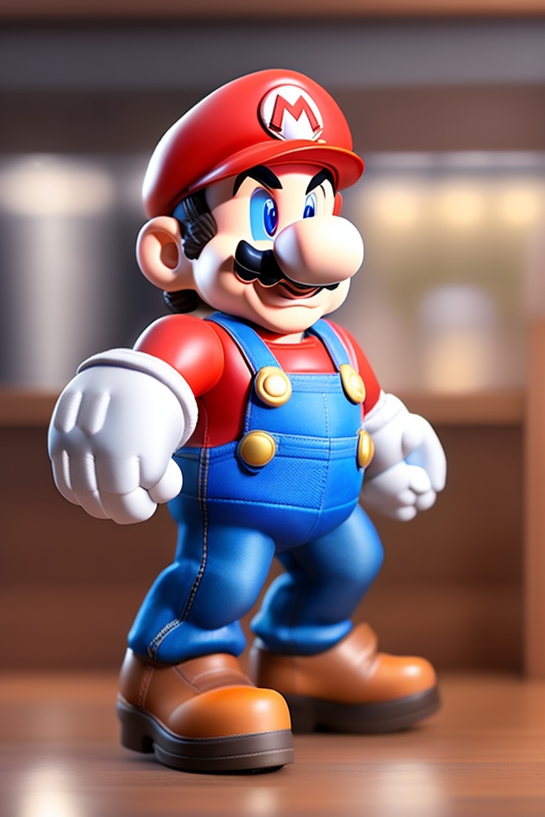 Lexica - Introducing the ultimate hyper-realistic toy: Super Mario ...