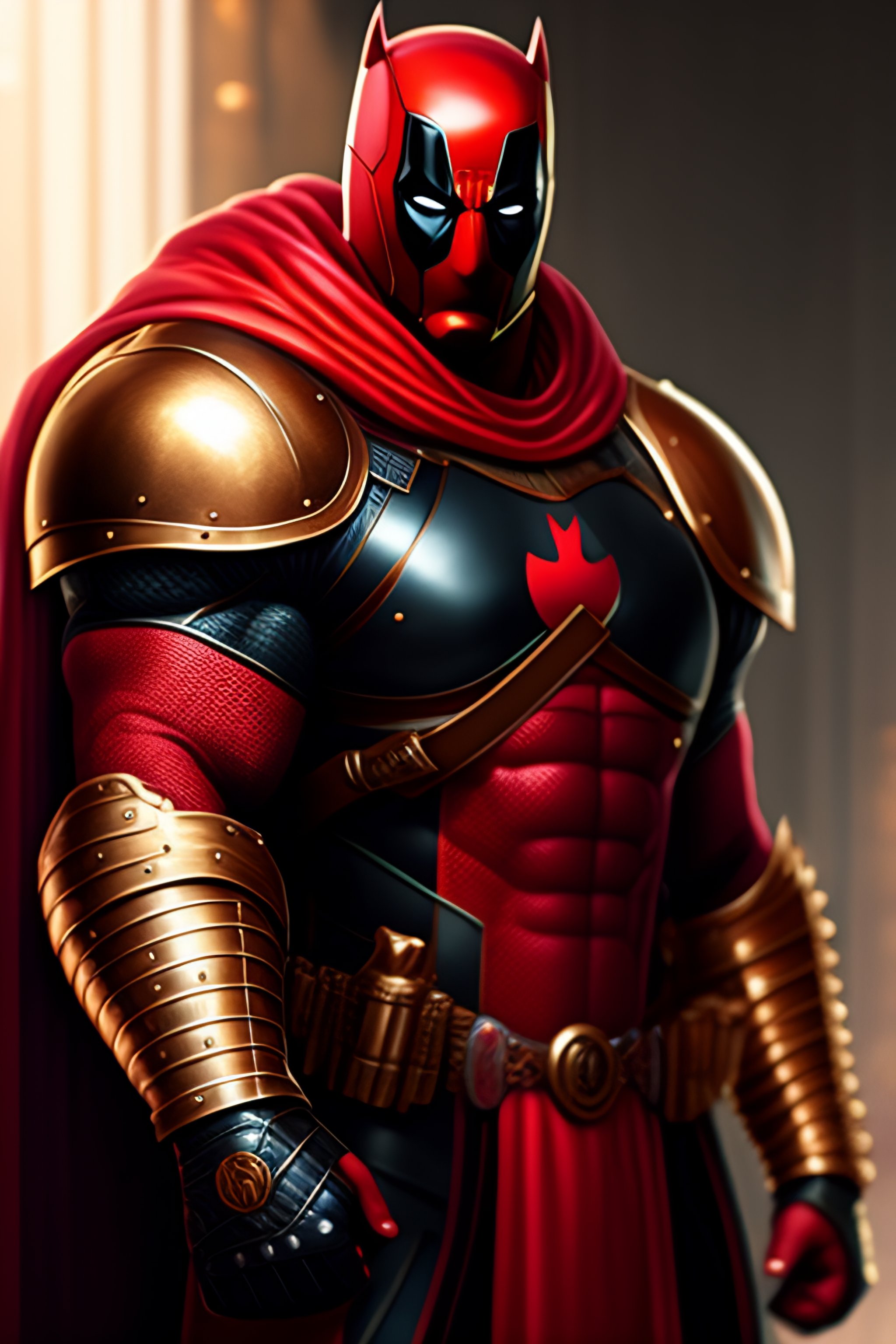 Lexica - Dwayne johnson, Full body potrait extremely muscular deadpool ...