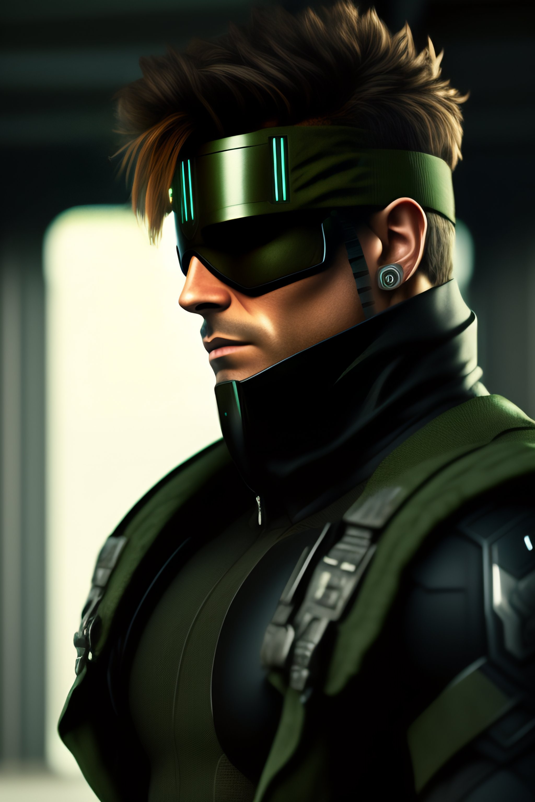 Lexica - Solid snake cyborg ,tech, suit, military ,sci-fi ,symmetry ...