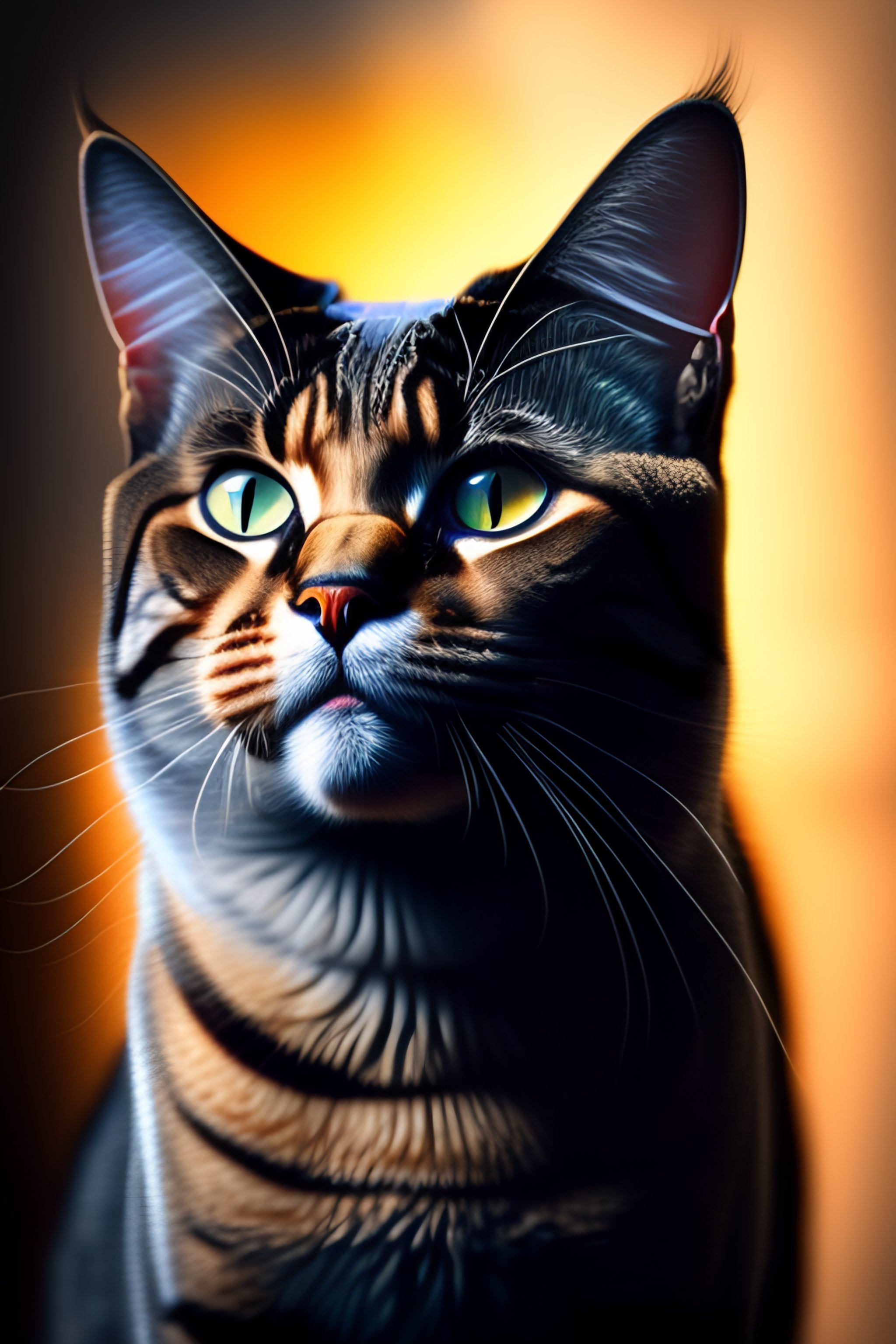 Lexica - Show me a picture of a angry cat with rabies