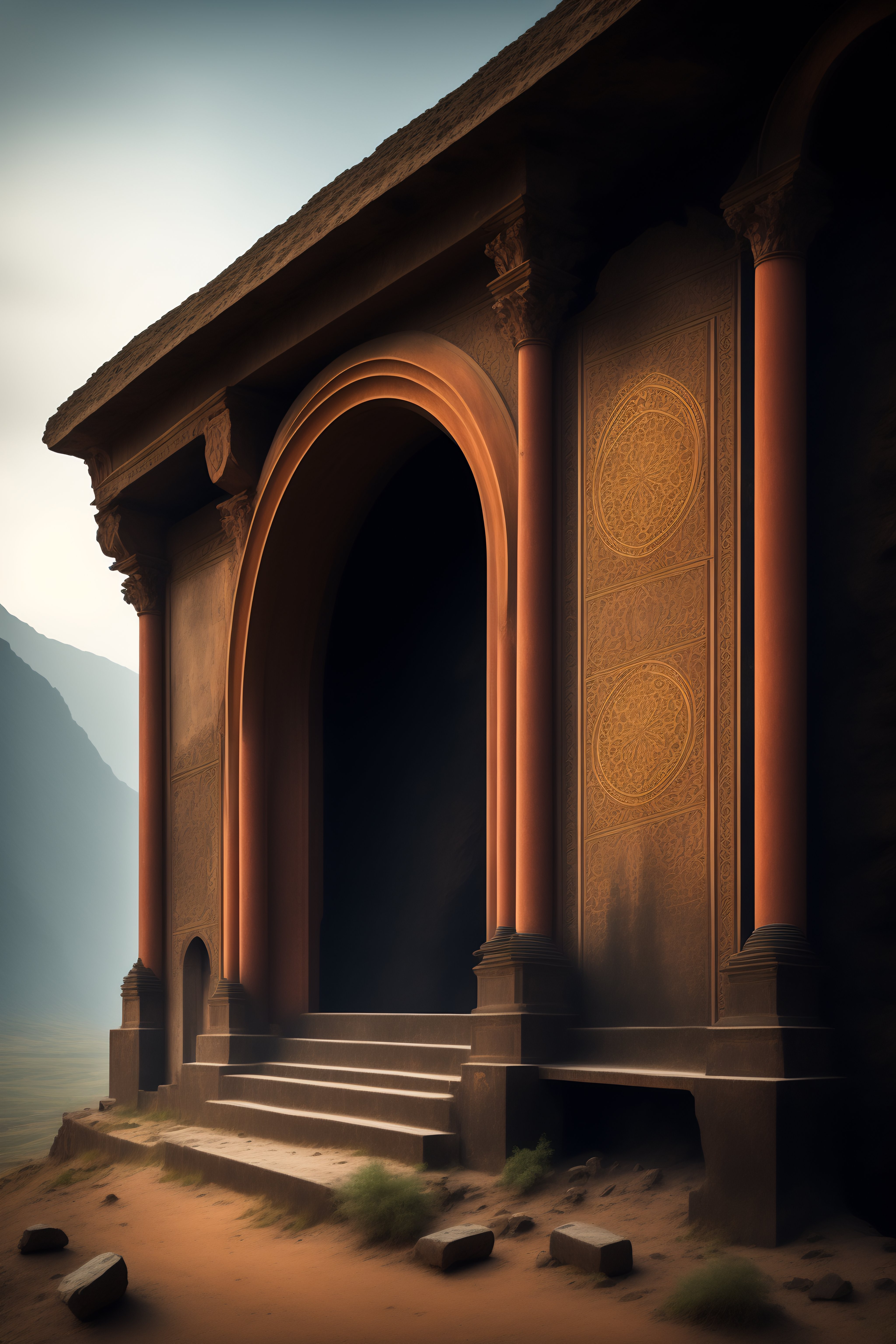 Lexica - Portrait of old relics