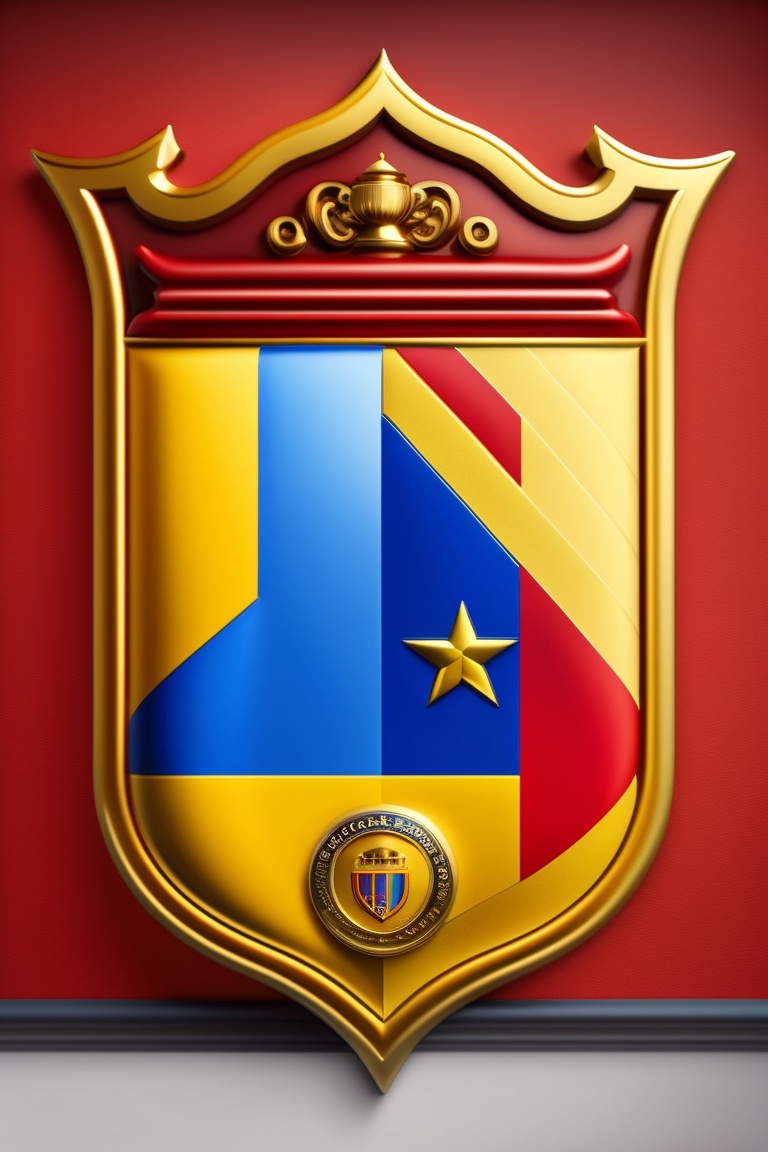 Lexica - Creating a combined crest of Barcelona and Colombia's National ...