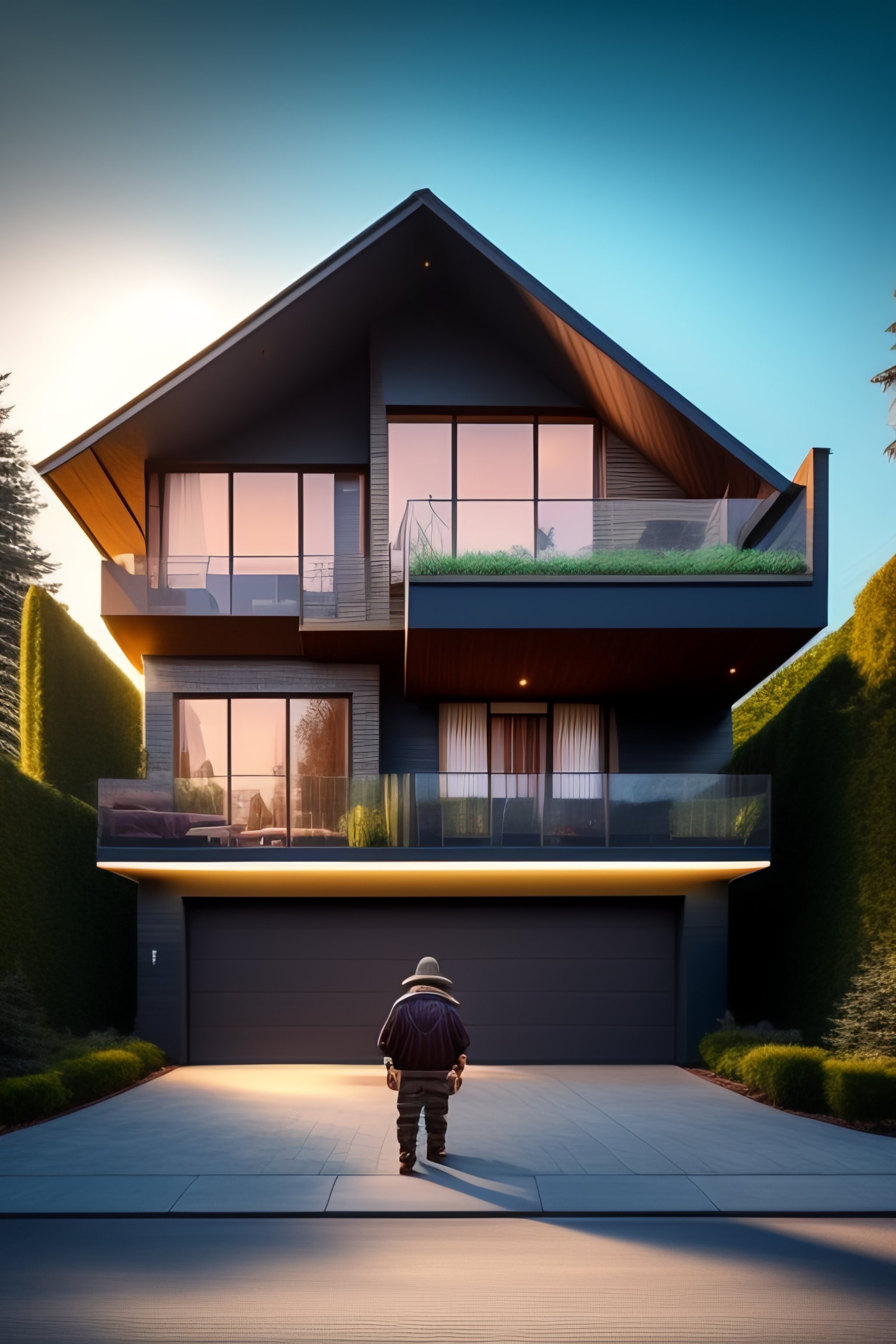 Lexica - Modern dwarf in a mansion with lots of money