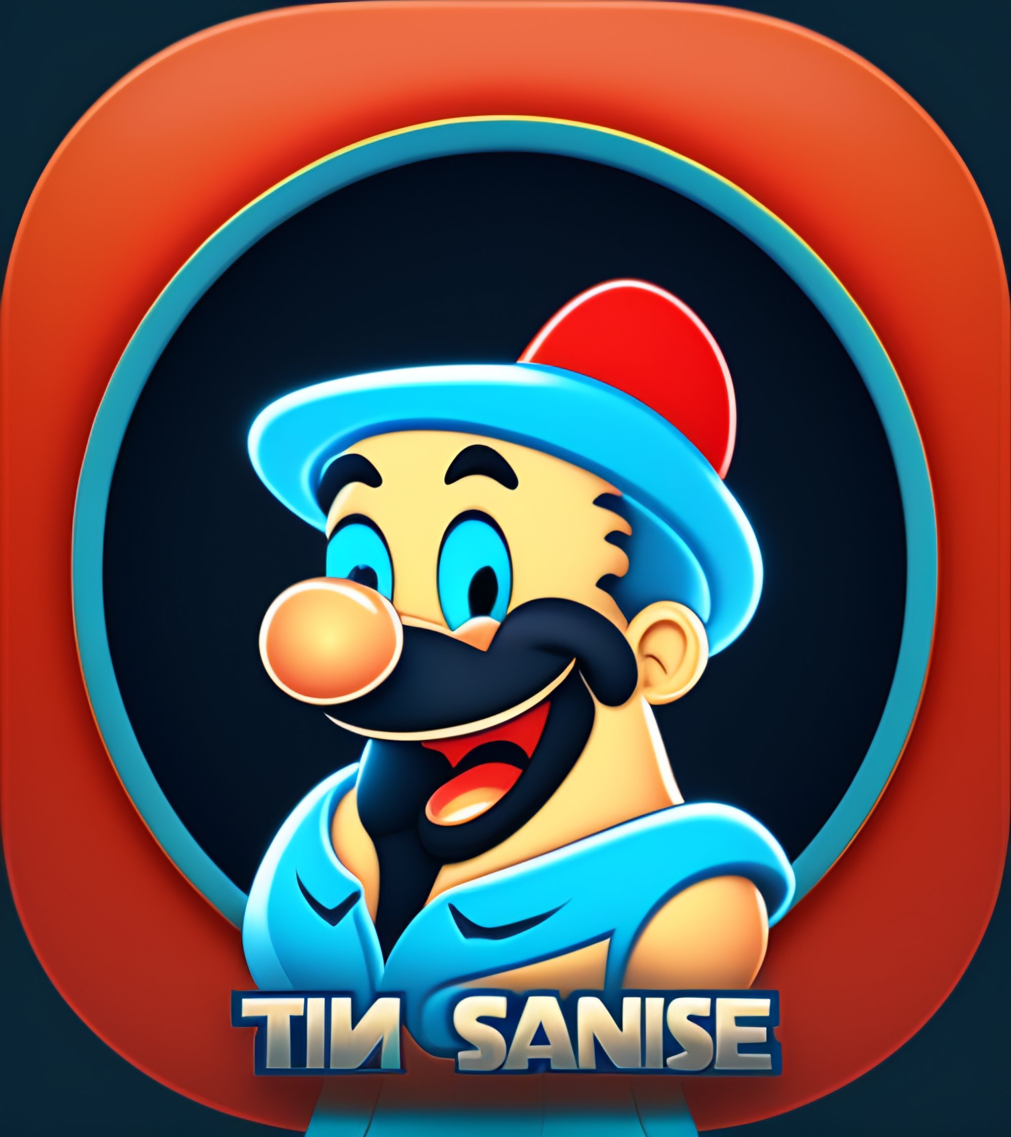 Lexica - Sausage party, cartoon discord server logo, 2d, funny