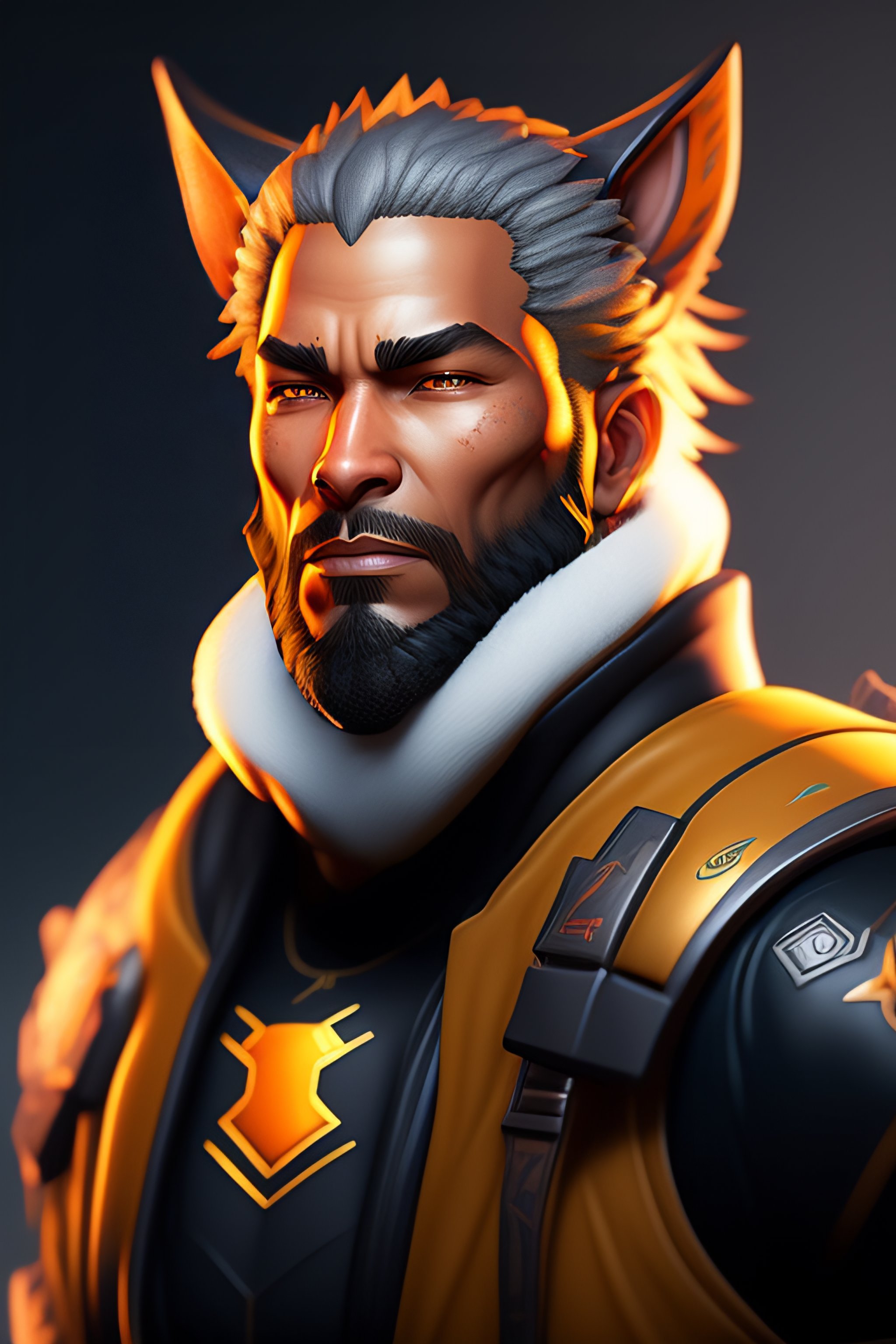 Lexica - The Long Wolf as an Apex Legends character digital ...