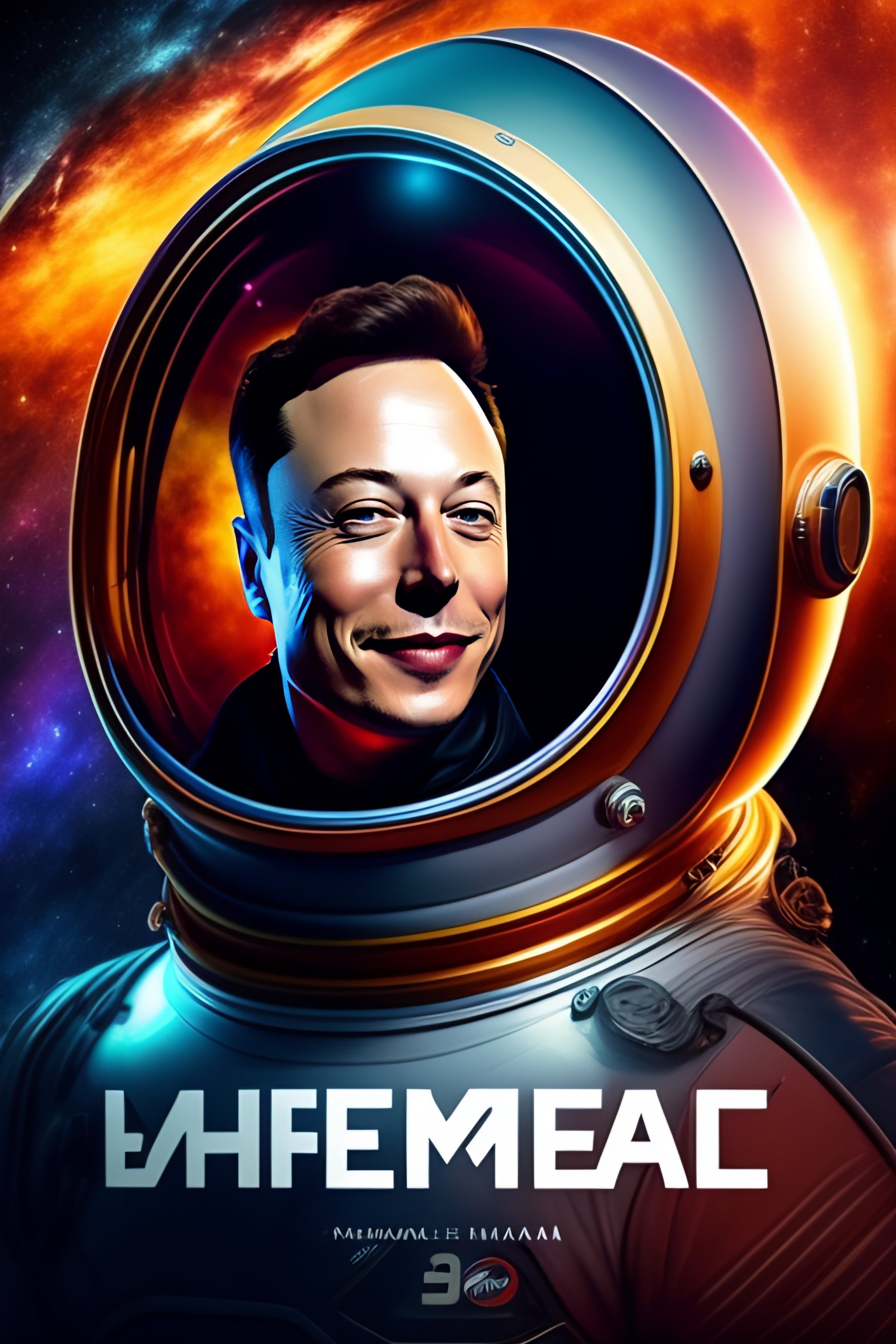 Lexica - Elon musk as a space man