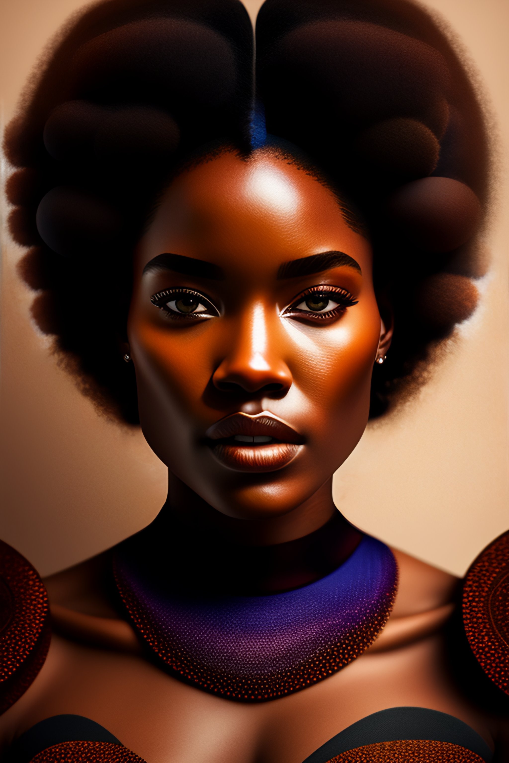 Lexica - Perfect symmetrical face hyperrealism portrait of a beautiful ...