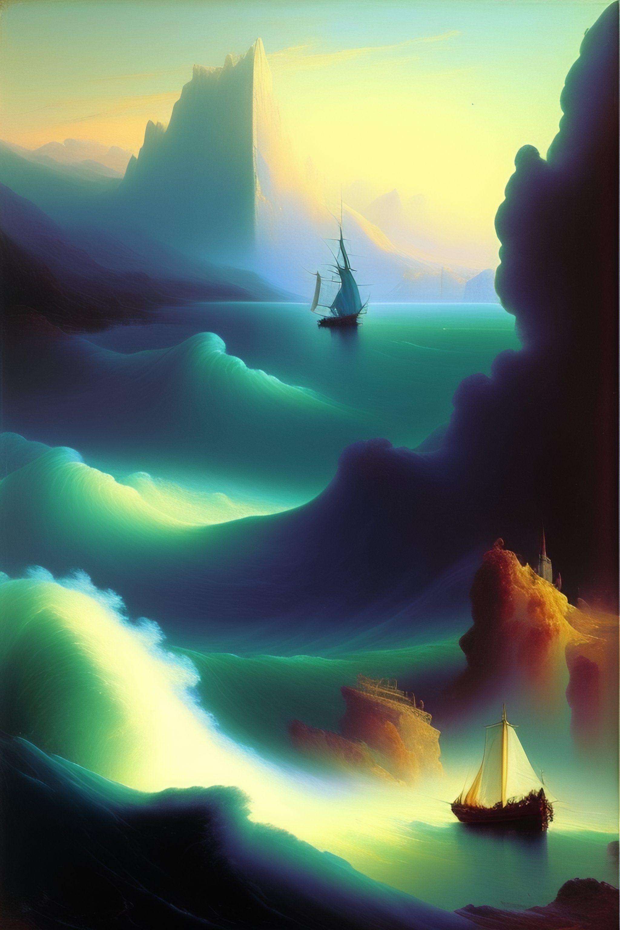 Lexica - Pandora oil on canvas by ivan aivazovsky, by william turner ...