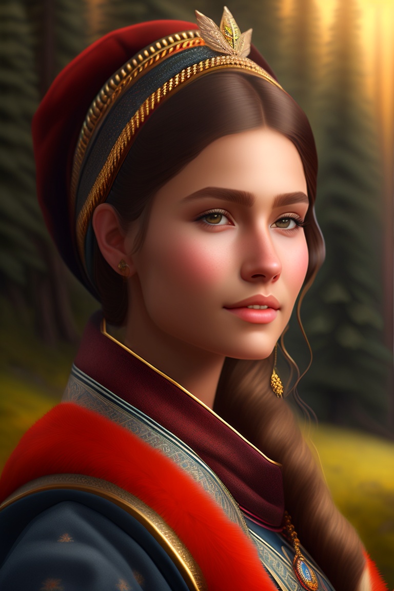 Lexica - A beutyfull sami girl from Laponia, jwellery,traiditional ...