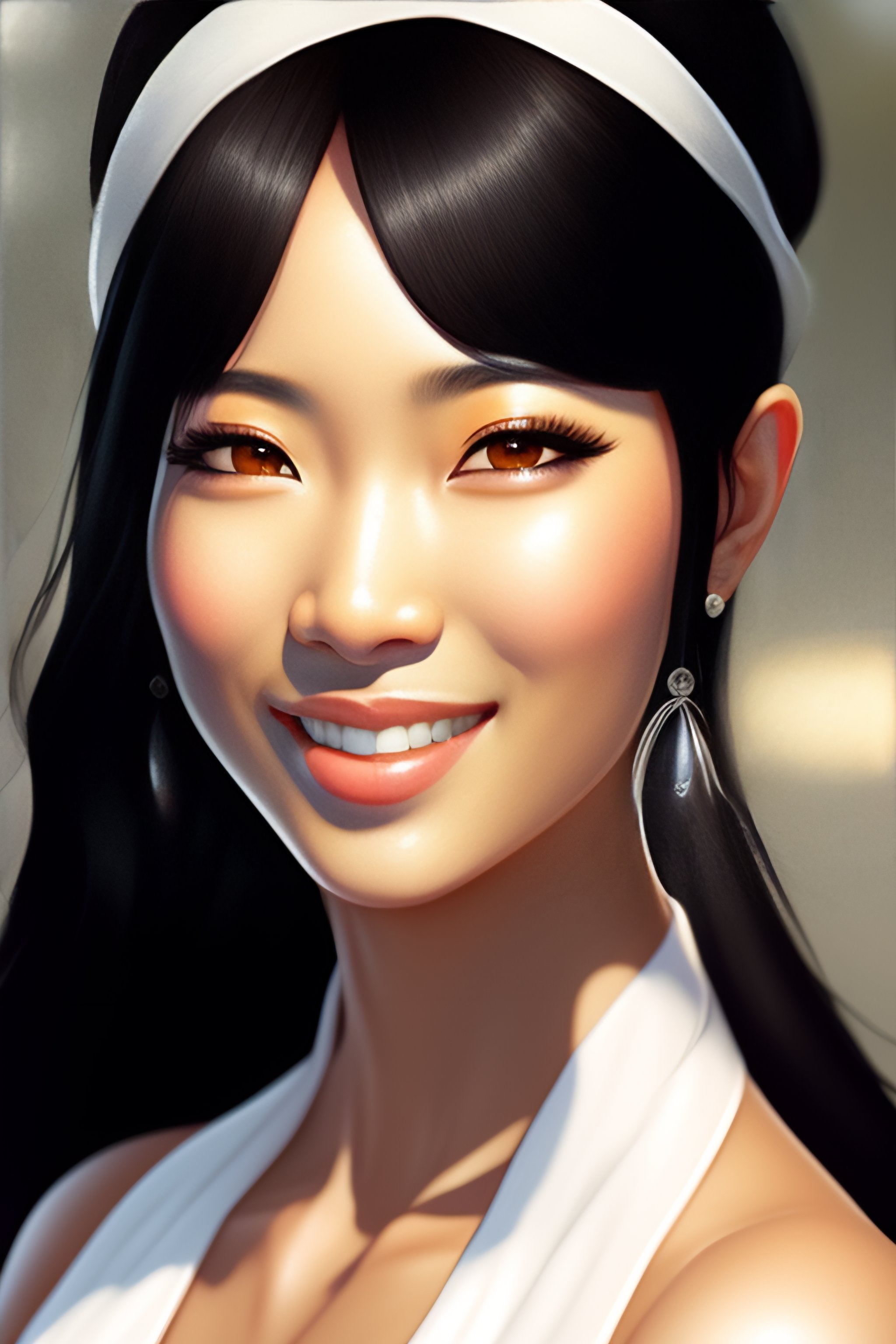 Lexica Anime Womam Hot Black Hair Photorealistic Highly Detailed 5733