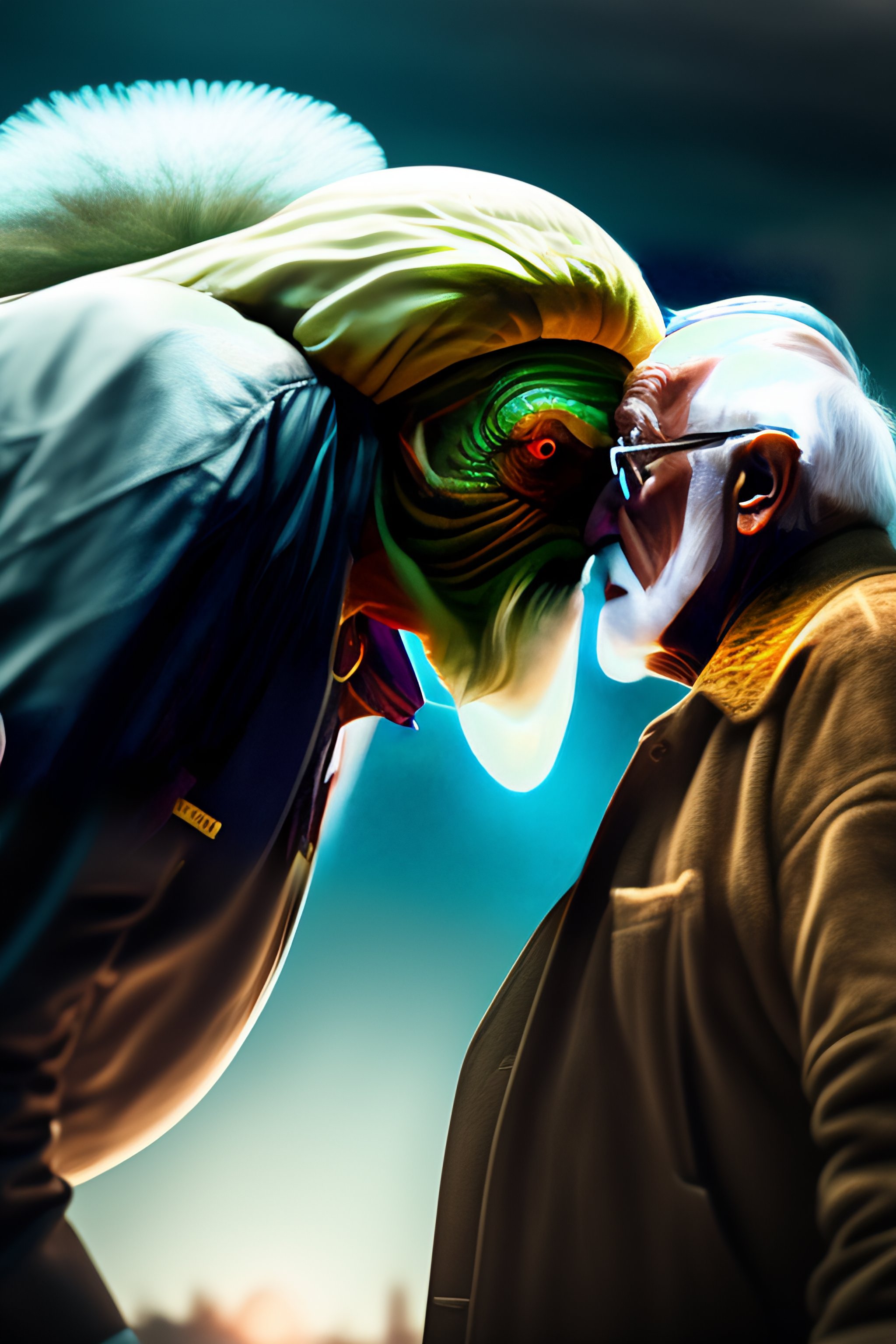 Lexica - Old man fight with a alien