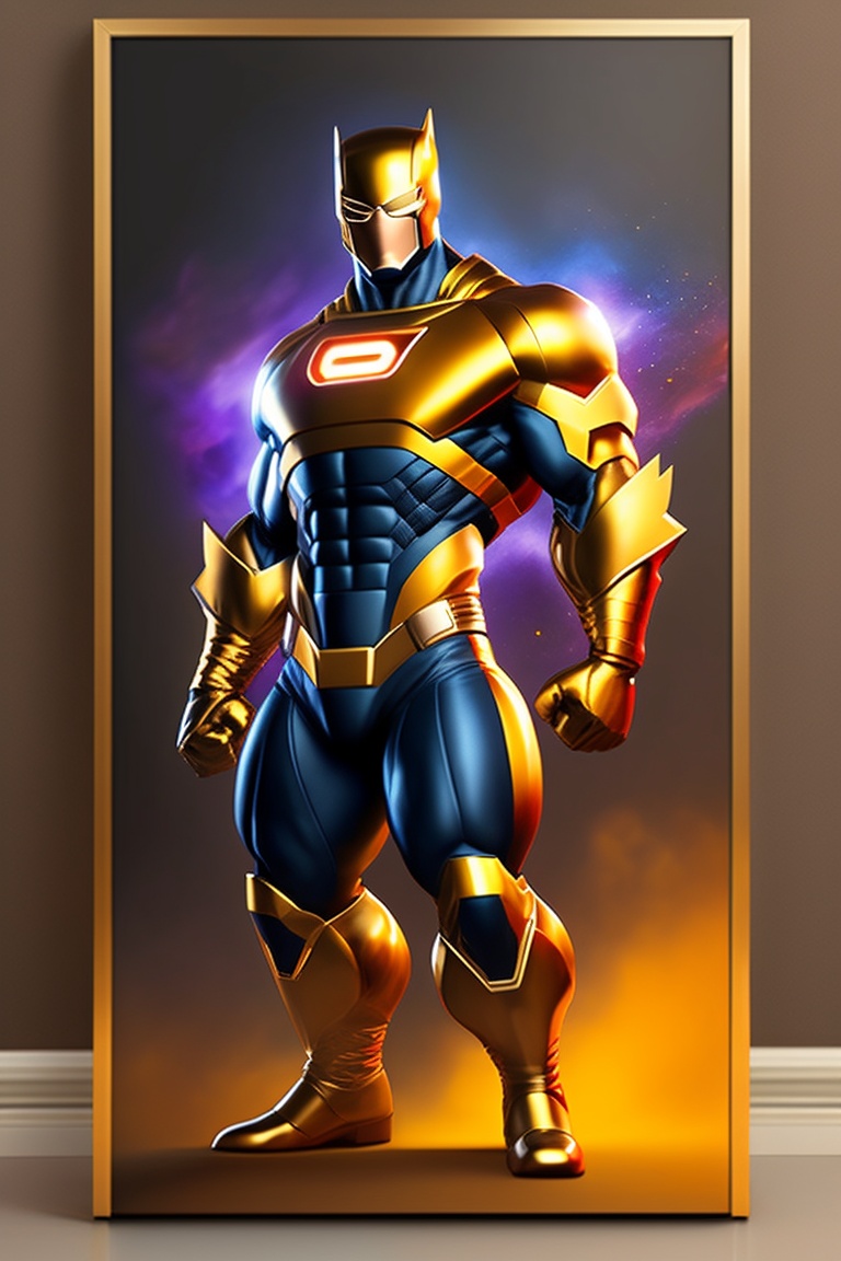 Lexica - Marvel superhero, gold version