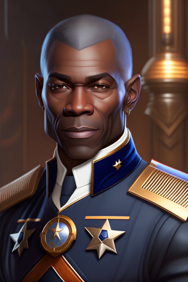Lexica - Portrait of a man by greg rutkowski, old admiral jagged fel ...
