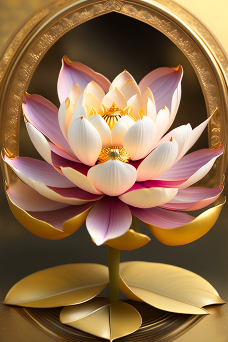 Lexica - The Holy Spirit inspires silence golden lotuses, golden lotus
