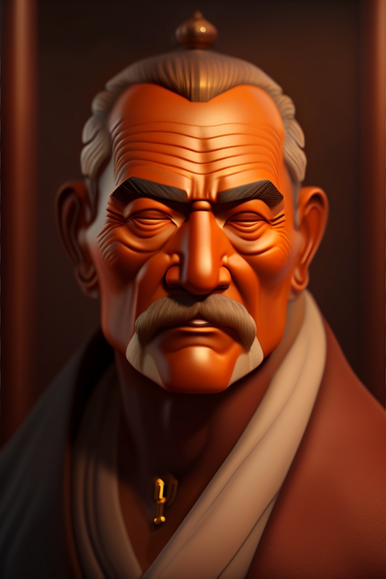 Lexica - Old monk face ,front