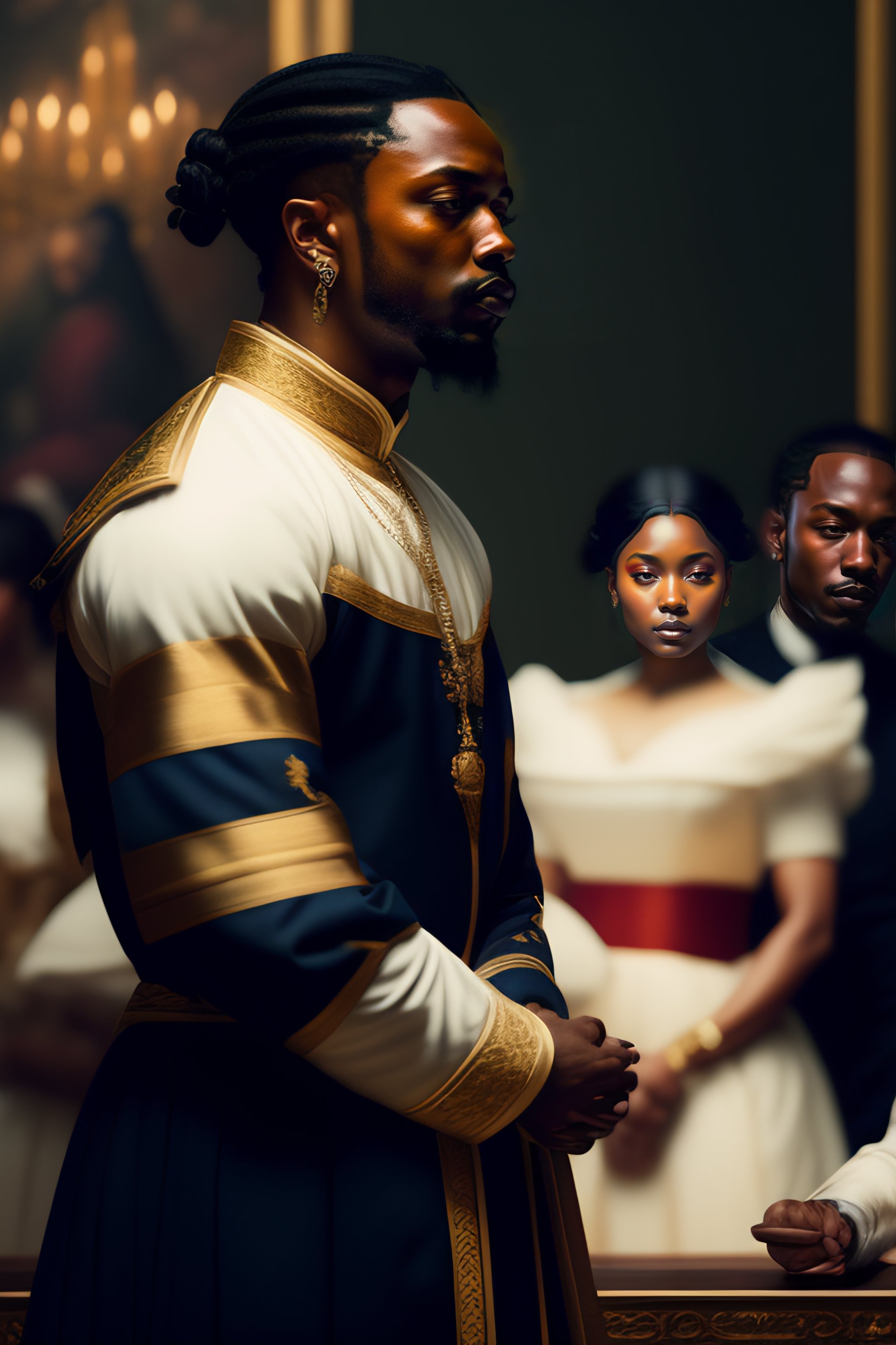 Lexica - Kendrick lamar Renaissance Art period painting by greg ...