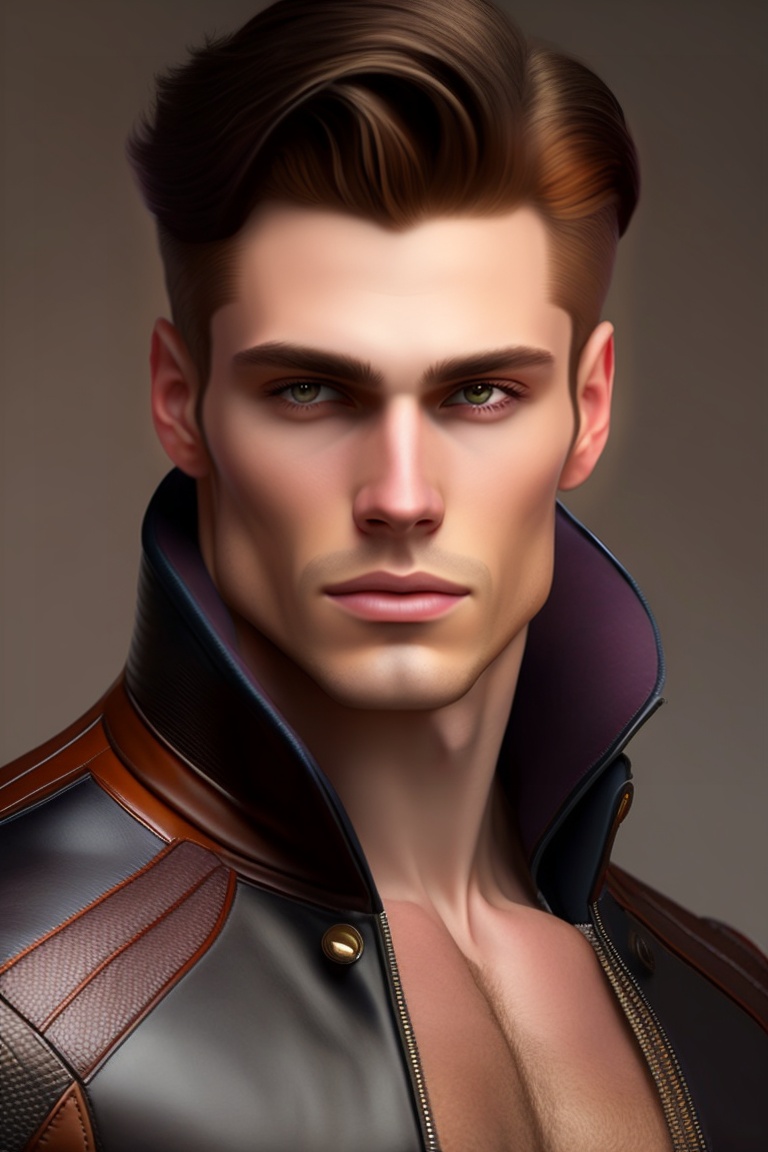 Lexica - Fawn and pale skin, bright eyes, dark hair, muscular build ...