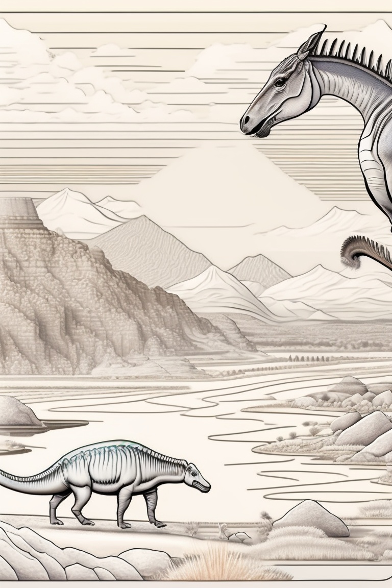 Lexica - Show a scene of paleontologists uncovering dinosaur fossils ...