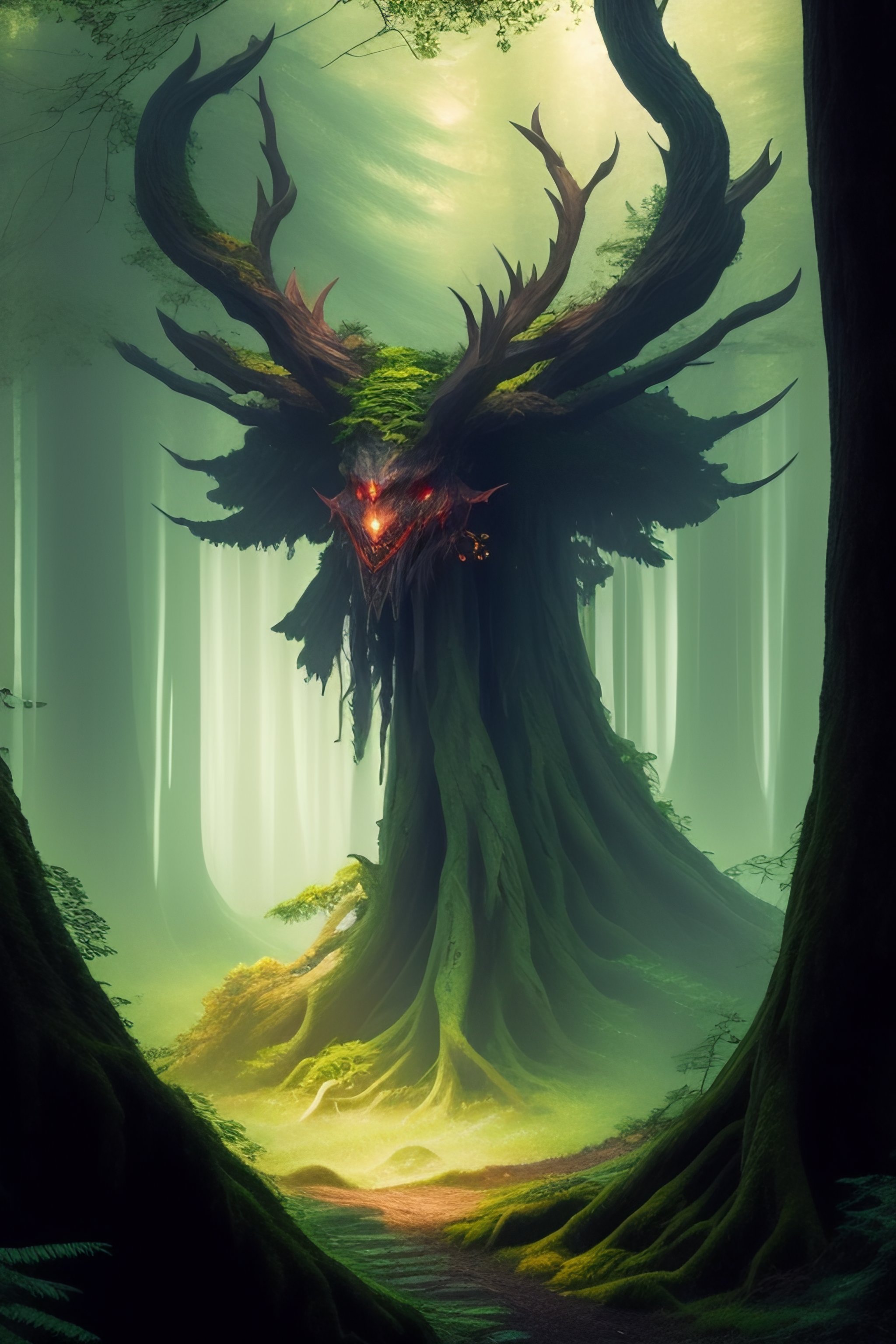 Lexica - Leshens, spriggan, sorceror of the forest, bone head, It was a ...